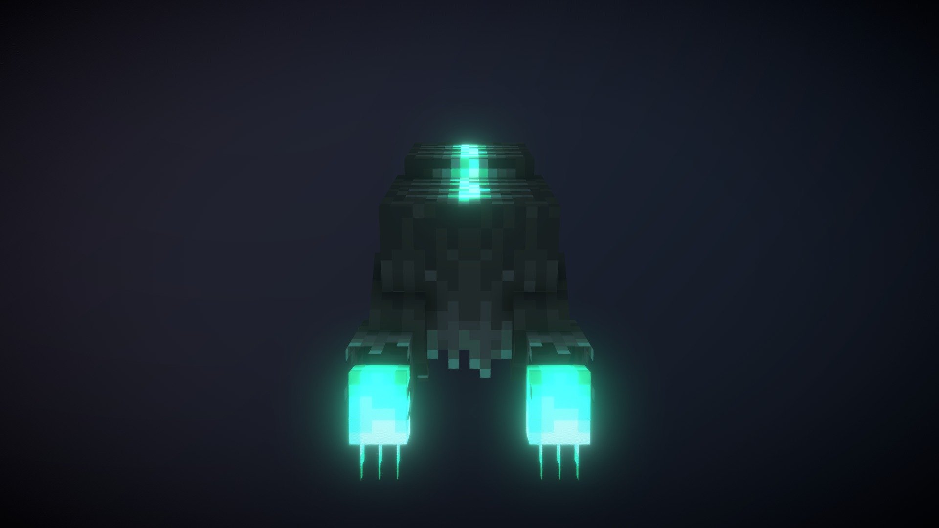 [Minecraft] Shadow Bear - 3D model by RhinoW [dd07d35] - Sketchfab