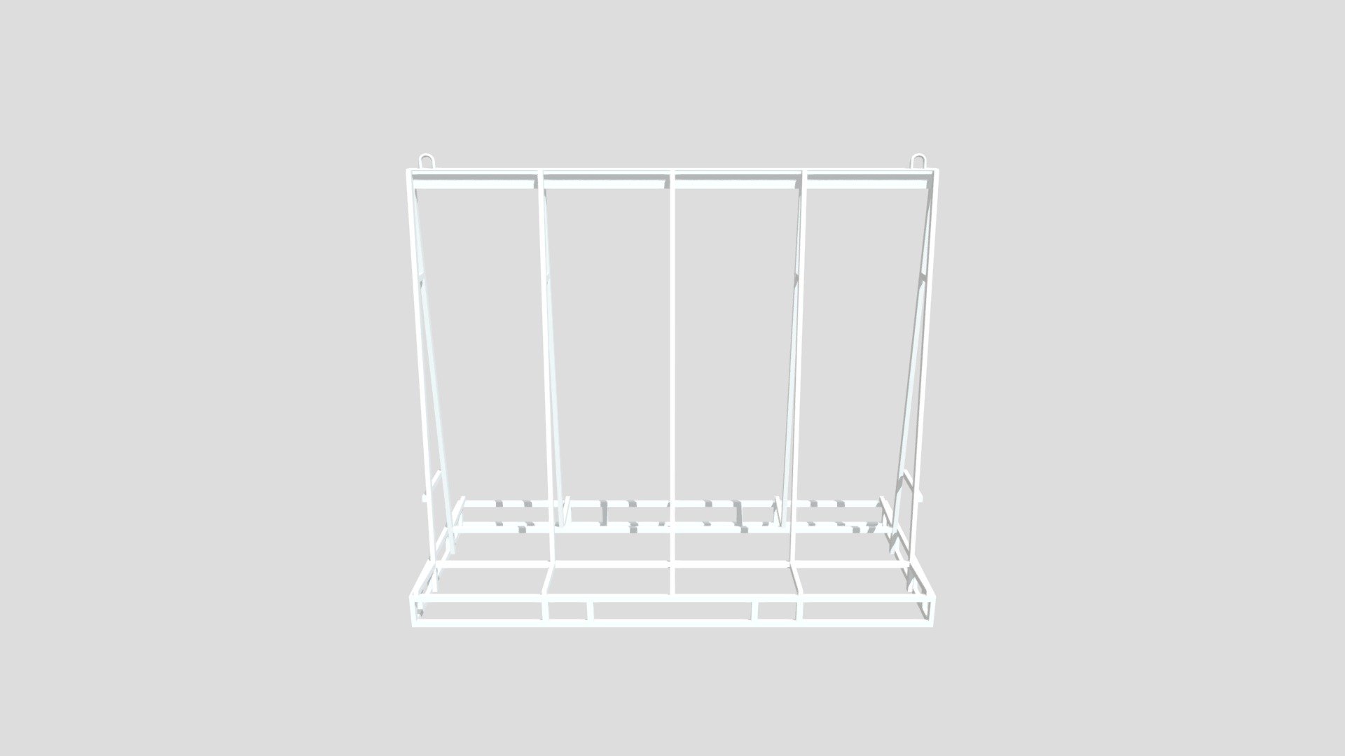 Glass Rack 3D - 3D model by Divyash Agrawal (@dagrawal) [dd07f7f ...