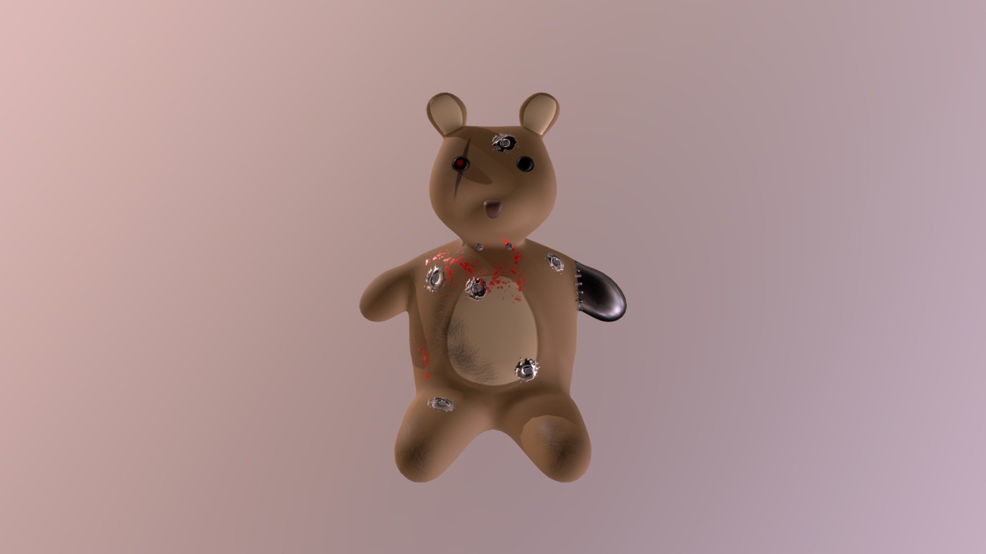 TerminatorTeddy - 3D model by gsteely [dd0877c] - Sketchfab