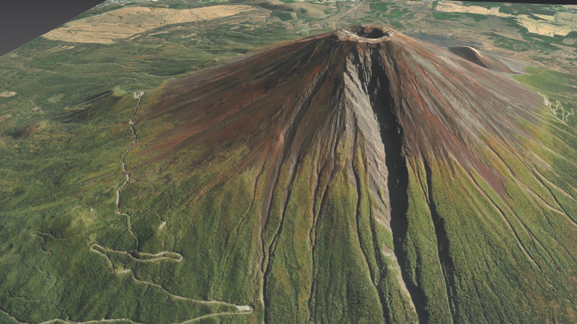 Mount Fuji, Japan - Download Free 3D model by DamienMansell [dd0a4f1 ...