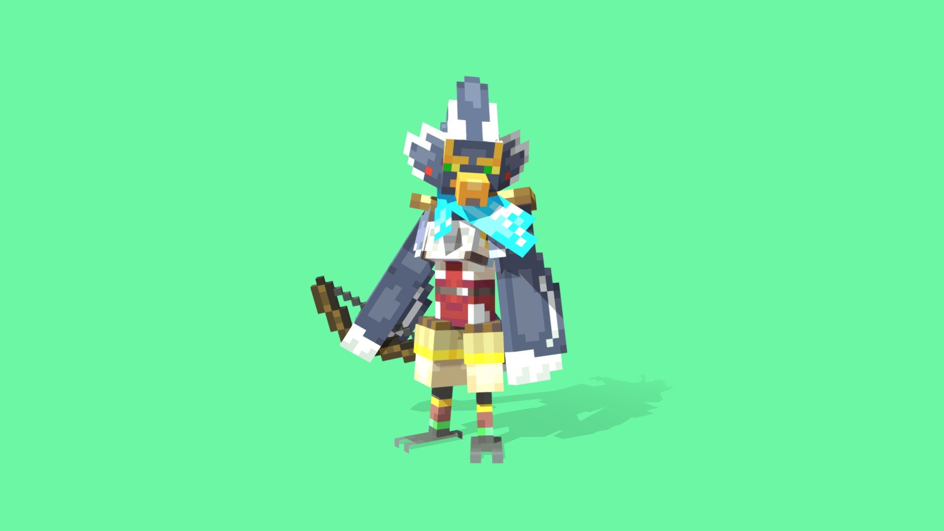 Minecraft x BotW : Revali - Rito Champion - 3D model by FigueFlaque ...