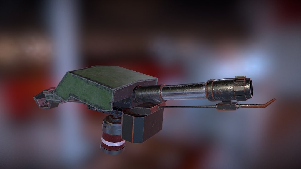 Flame Thrower FBX - 3D model by notsoroyalblue [dd10693] - Sketchfab
