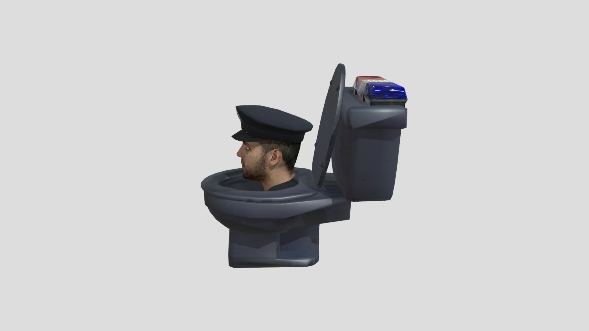 Skibidi Police Male 02 - Download Free 3D model by ASP ...