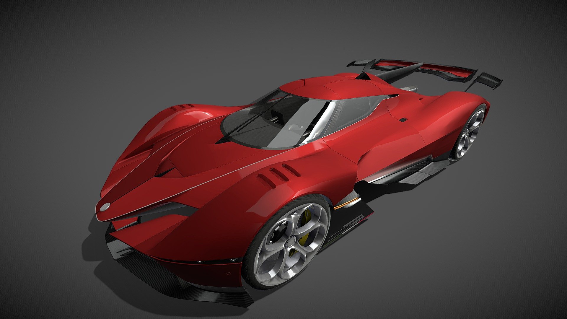 Alfa Romeo 8c-r Tazio 2020 - 3D model by Team-Panda [dd12c33] - Sketchfab