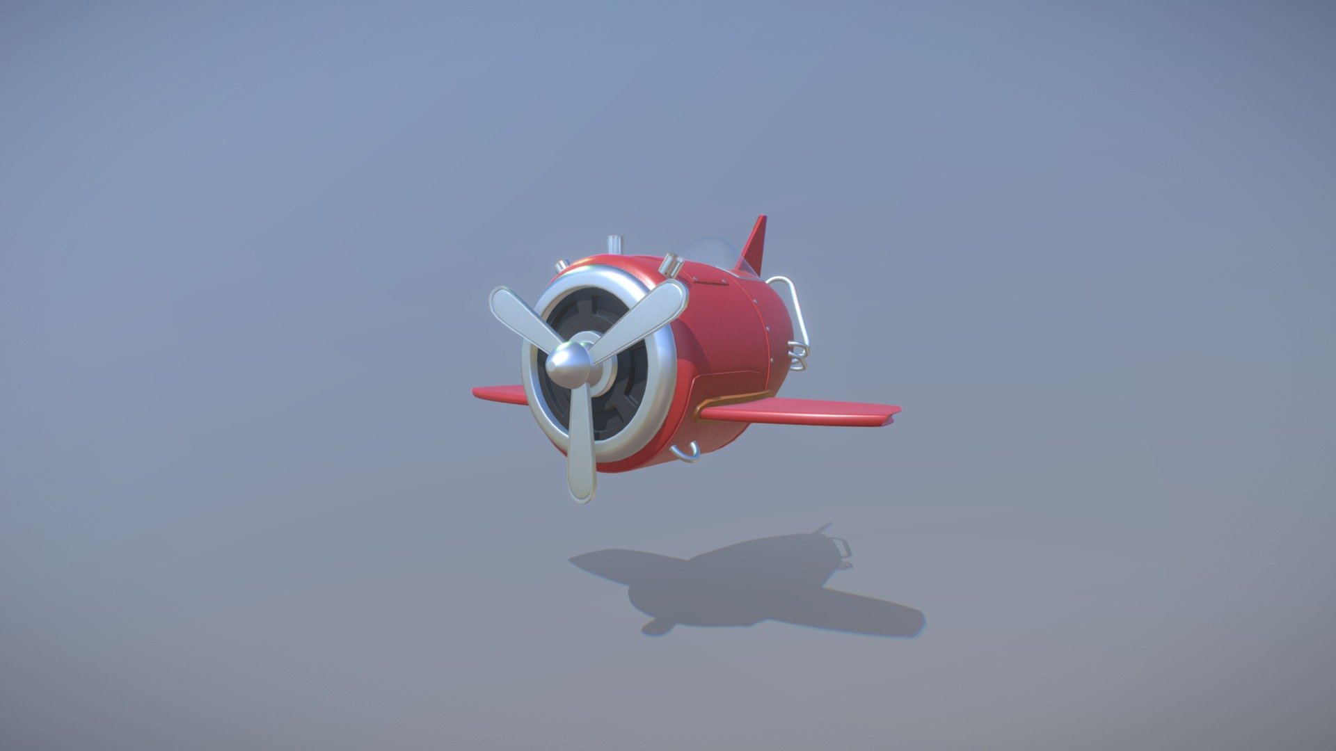 Stylized Aircraft - 3D model by Vincent.Lim [dd143c9] - Sketchfab
