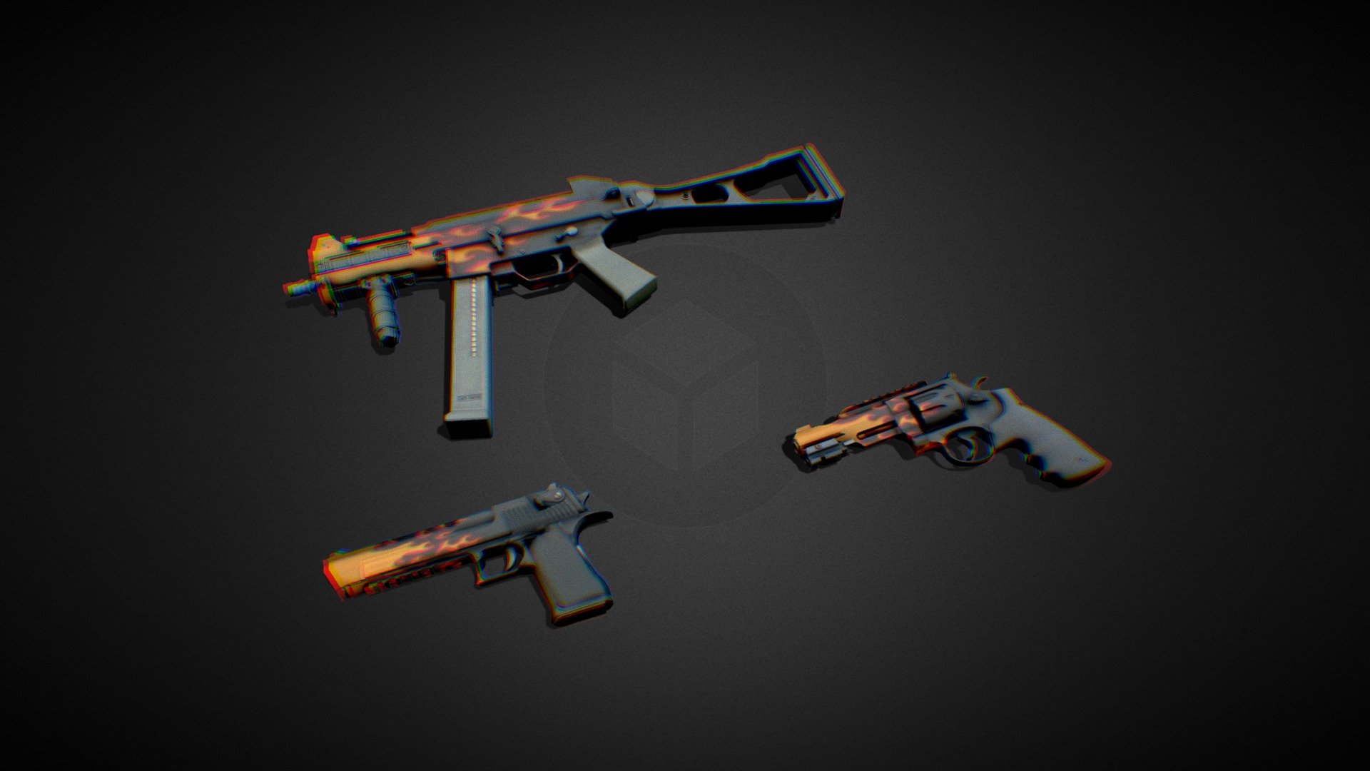 CS:GO / CS2 Blaze Collection - 3D model by KalashCG (@amjadkalash2000 ...