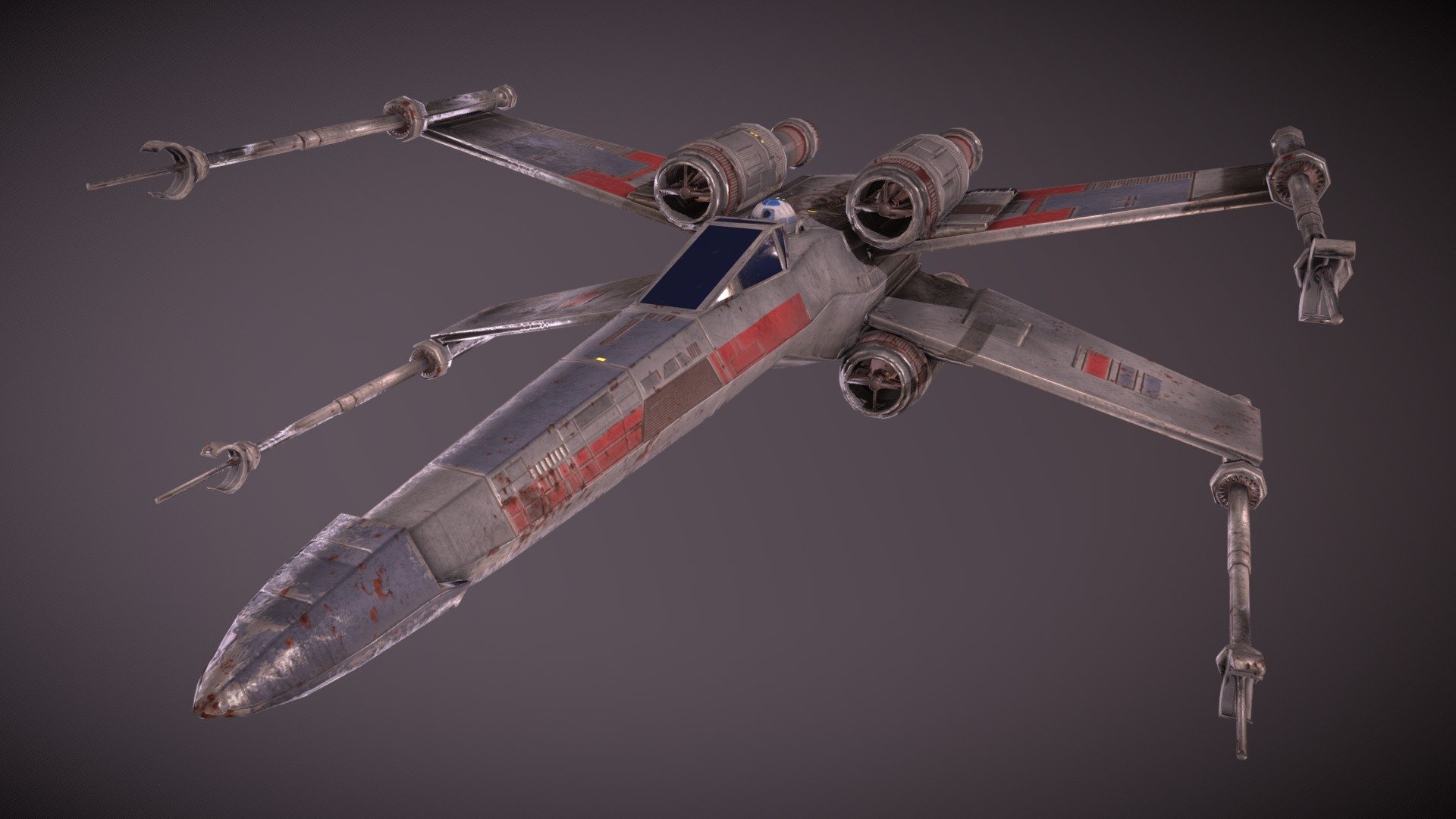 X- Wing - 3D model by Ibanessie [dd150ba] - Sketchfab