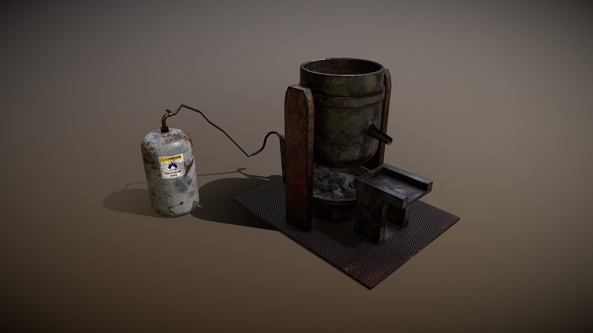 Post-apo Foundry - Buy Royalty Free 3D model by Thunder (@thunderpwn) [dd15254] - Sketchfab Store