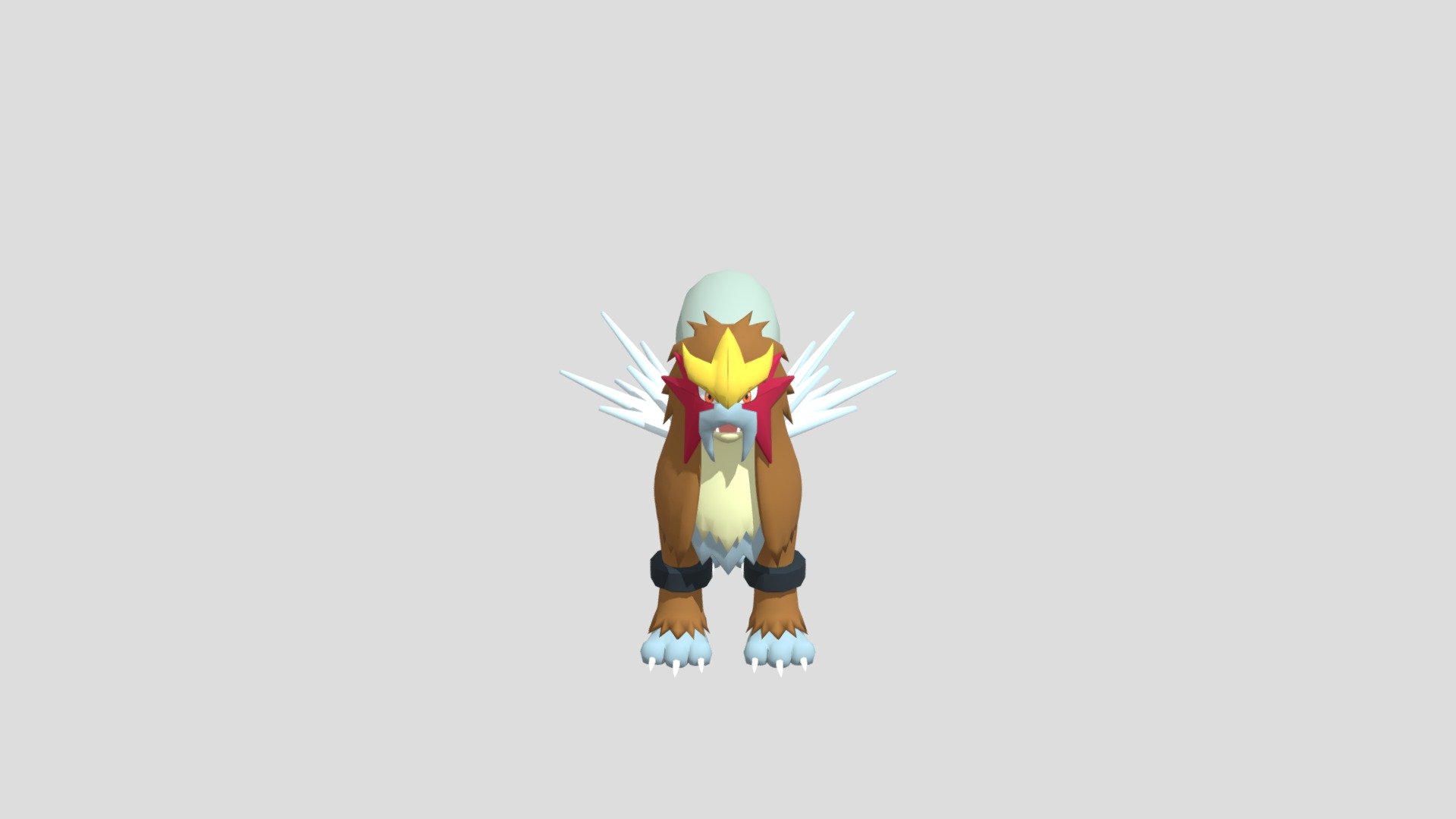 Entei - Download Free 3D model by LunaEagle [dd15599] - Sketchfab