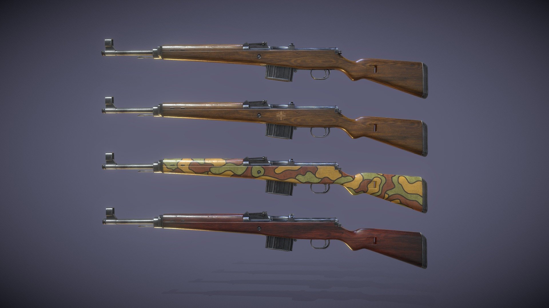 Axis Rifle (WWII Weapons) - Buy Royalty Free 3D model by Hitoshi Matsui ...