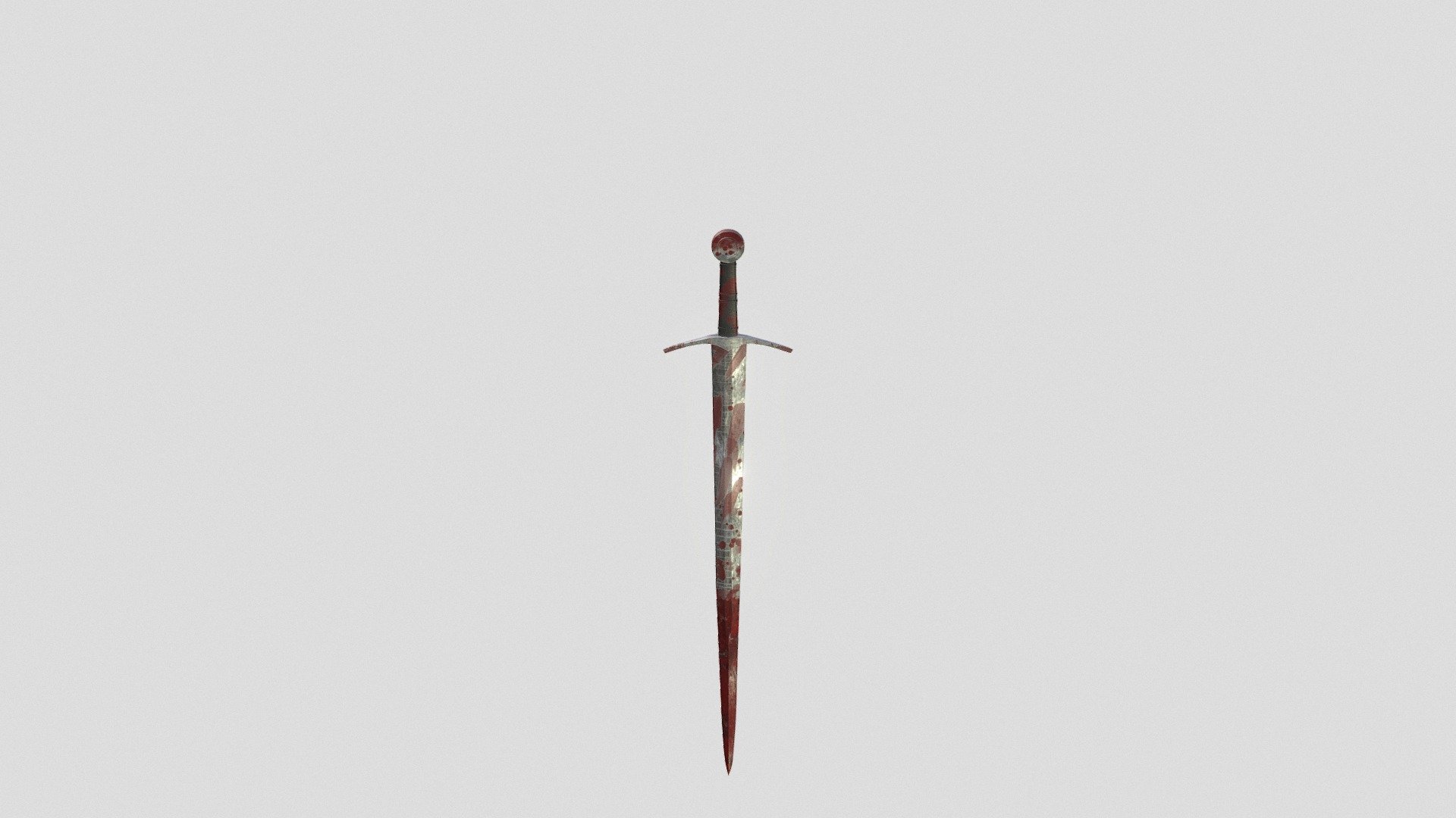 Battled Knight Sword - 3D model by BryanHaluska [dd189c6] - Sketchfab