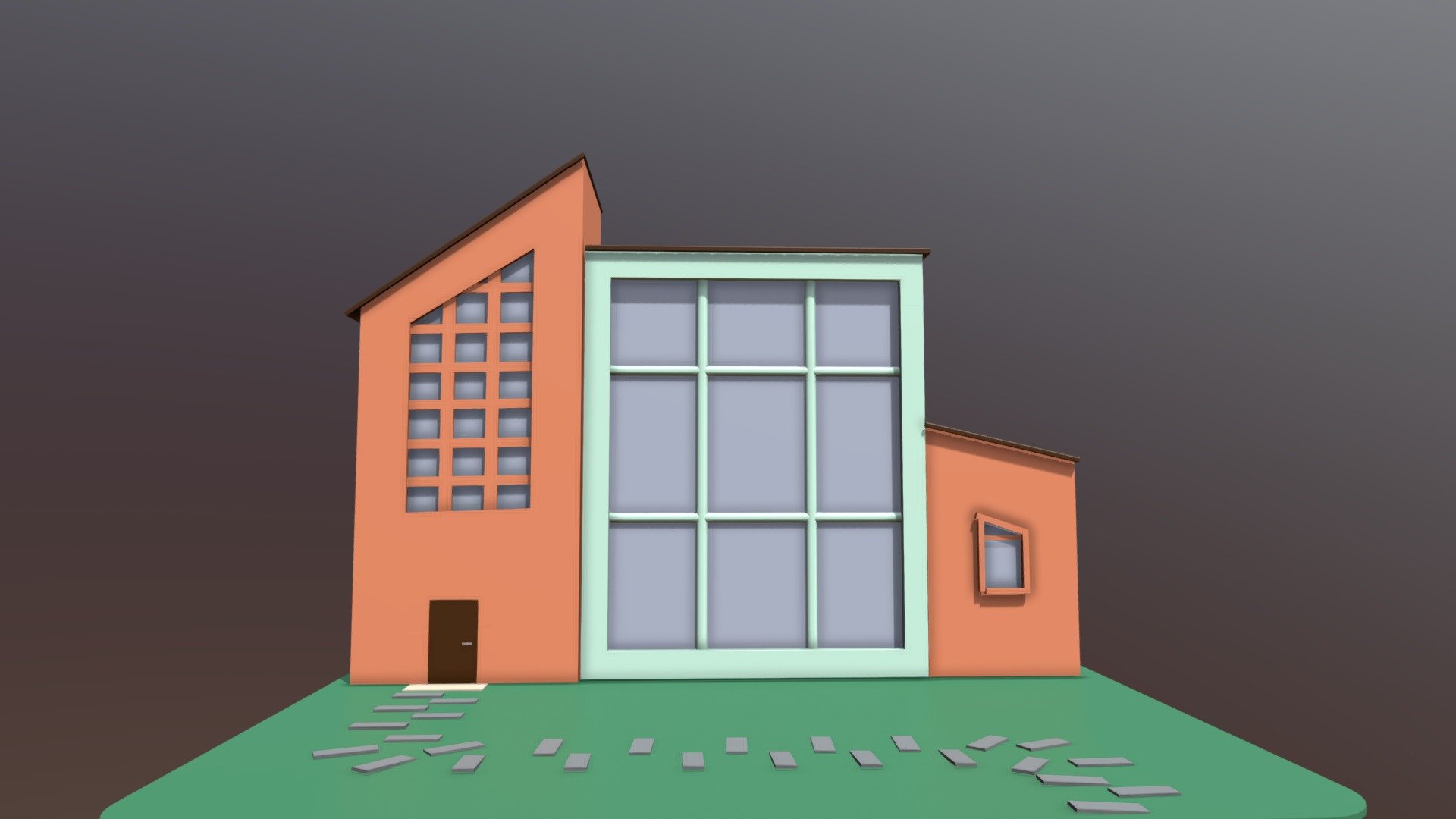 House - Download Free 3D model by Melina S. (@melinasavvidou) [dd1c919] - Sketchfab