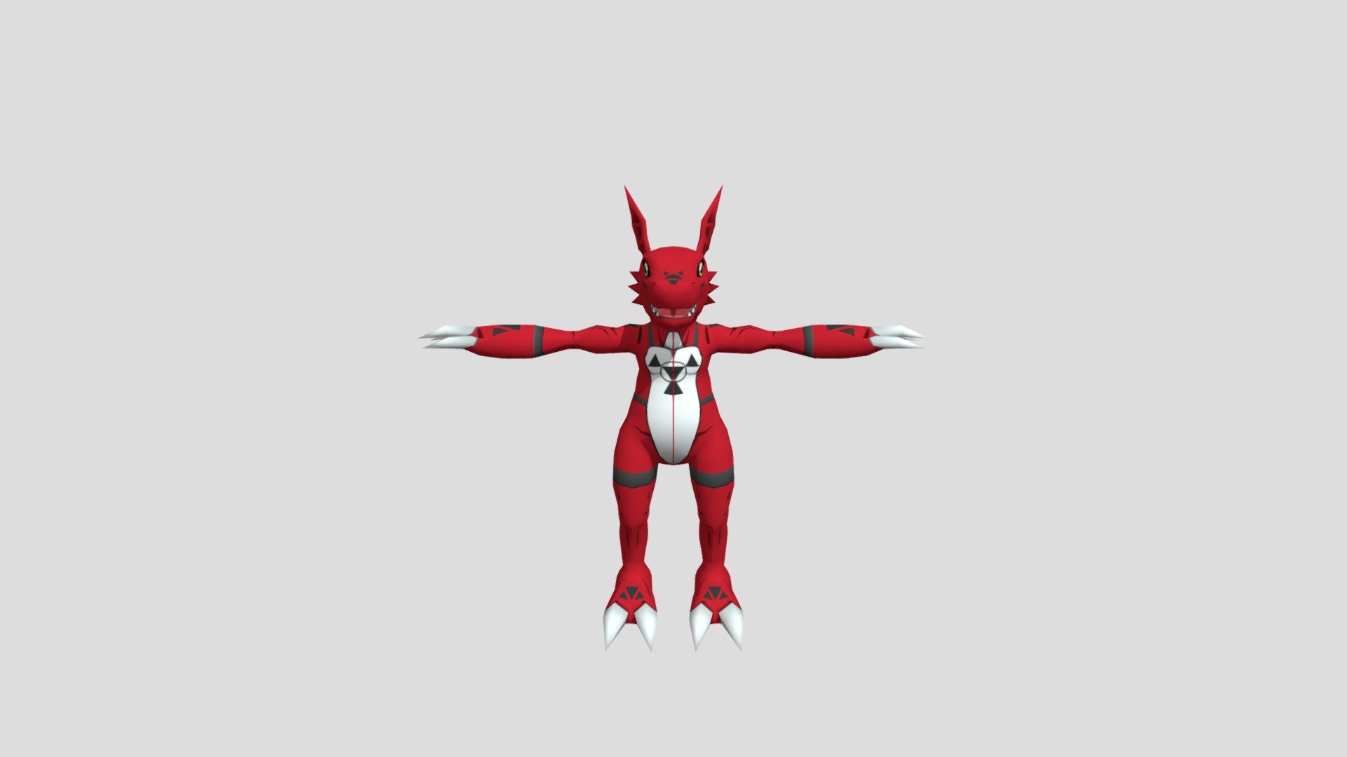 Guilmon - Download Free 3D model by mike69420 [dd1d27d] - Sketchfab