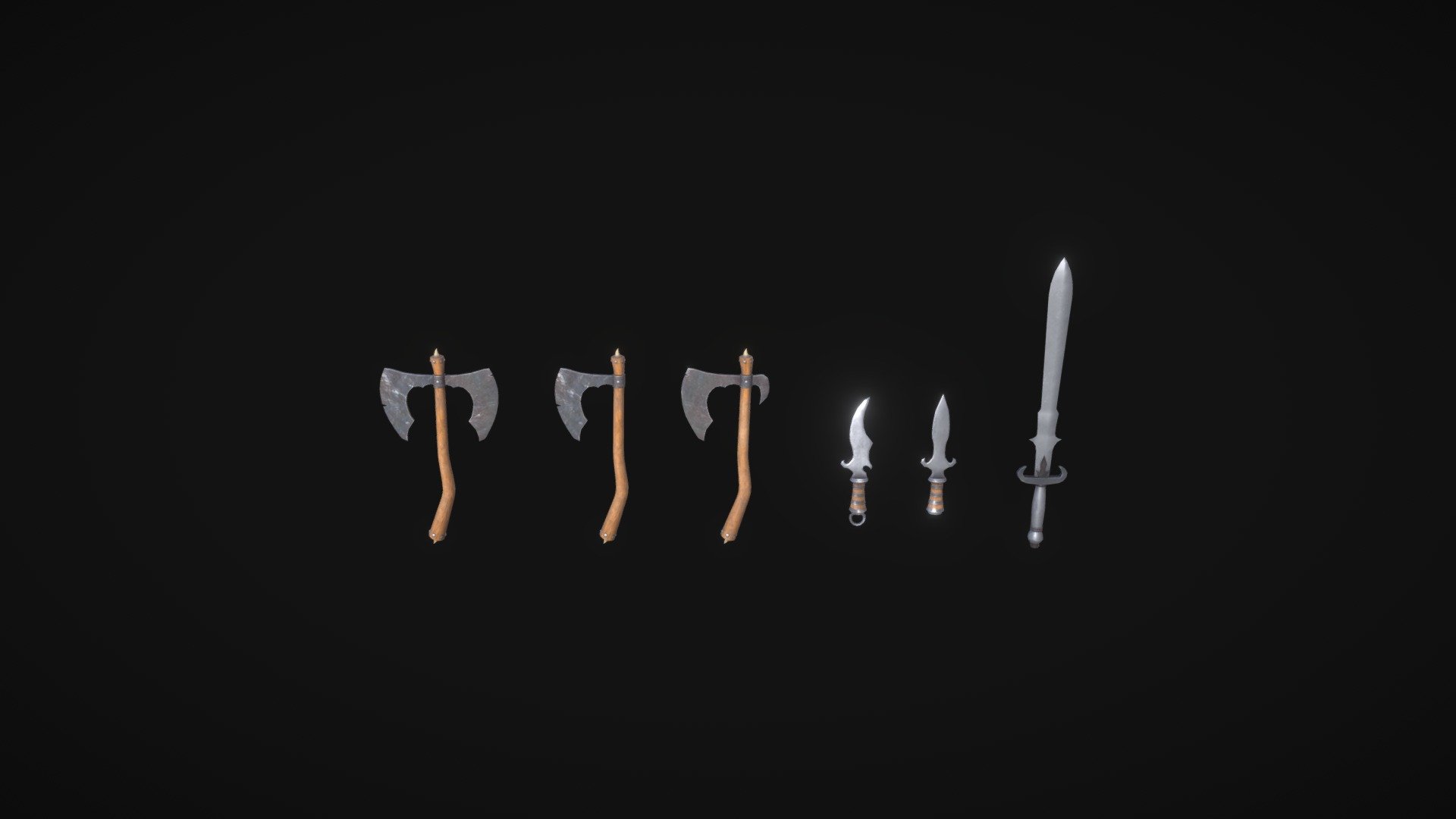 Medieval Weapons - Download Free 3D model by pau.raurellgomis [dd1f065 ...