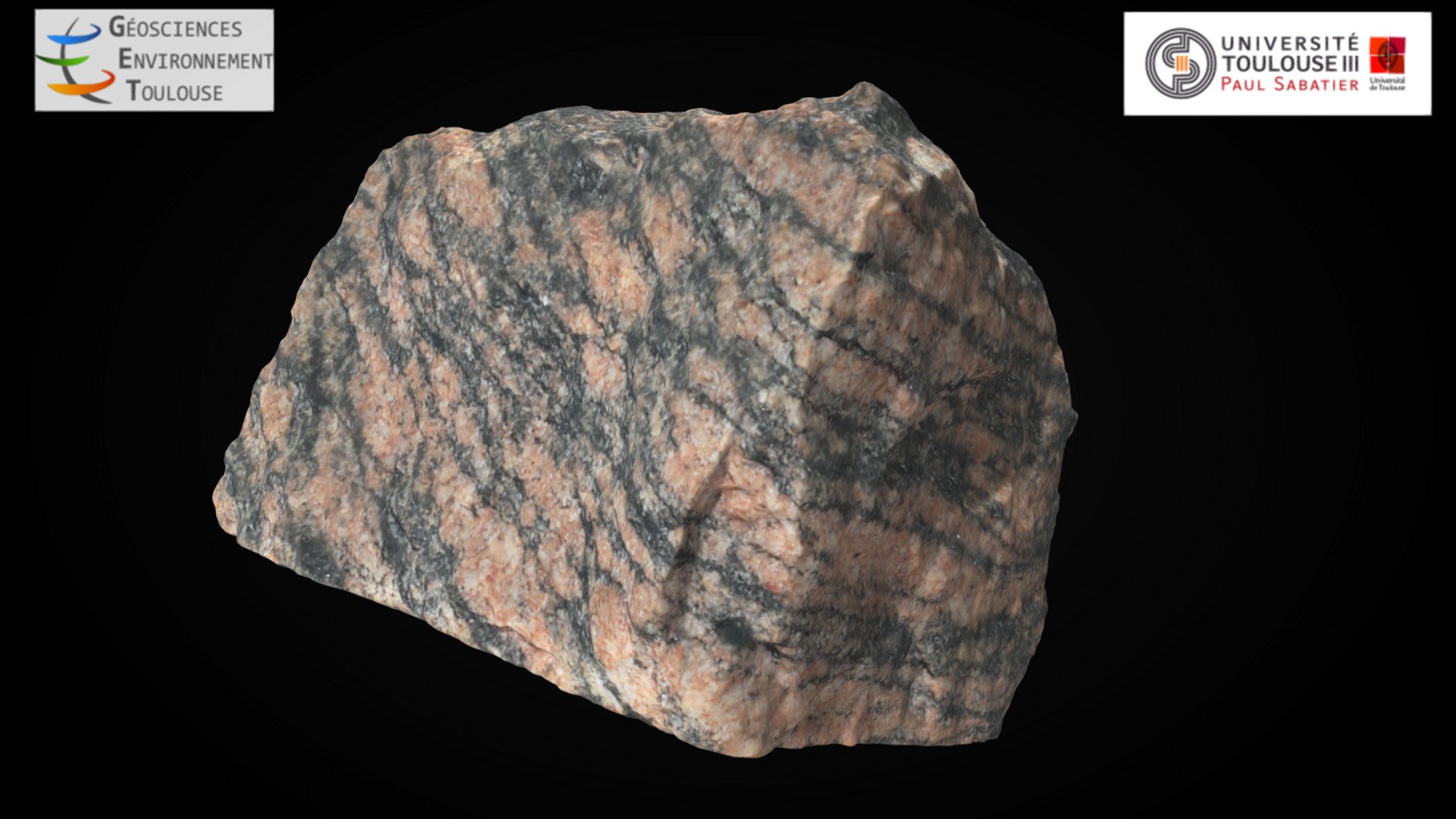 Gneiss rose oeillé - Download Free 3D model by Marc de RAFELIS ...