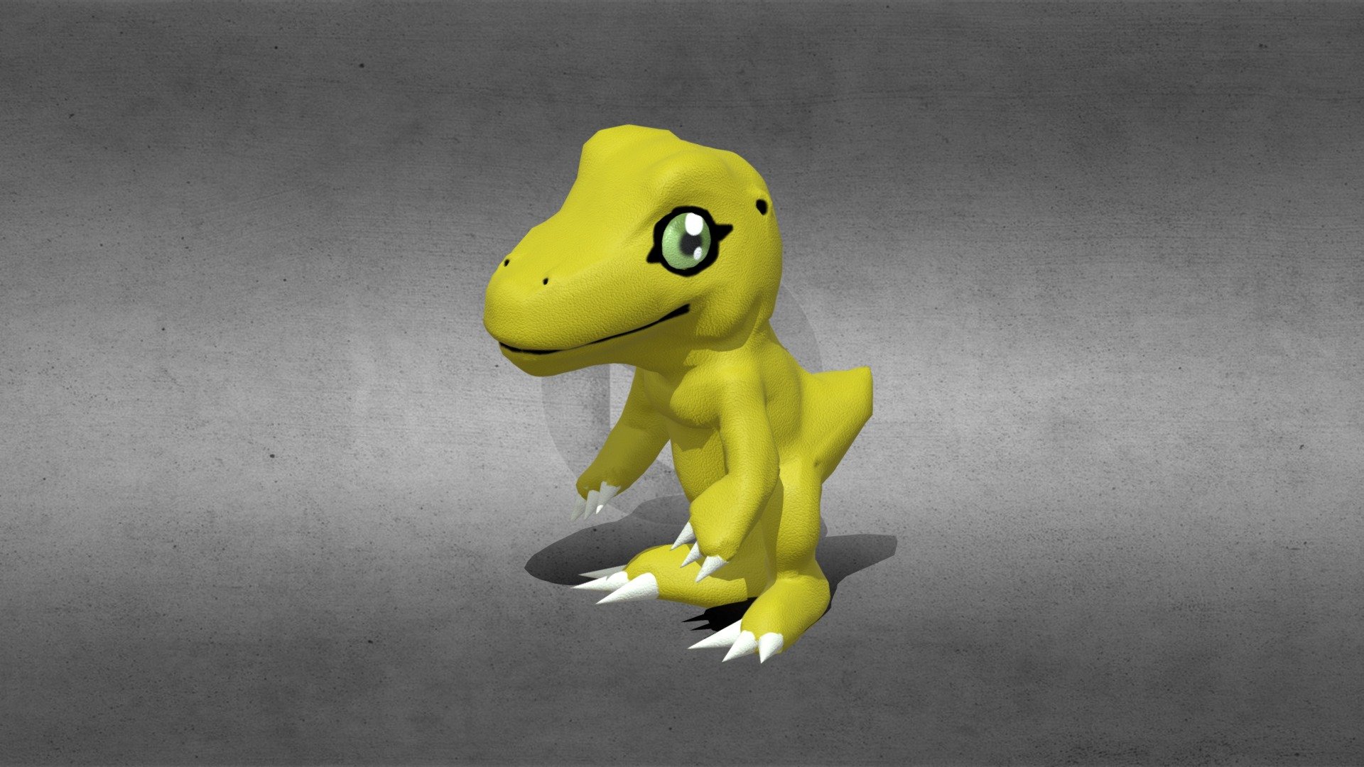 Agumon - 3D model by santiagospina13 (@xEyesBlack) [dd2268a] - Sketchfab