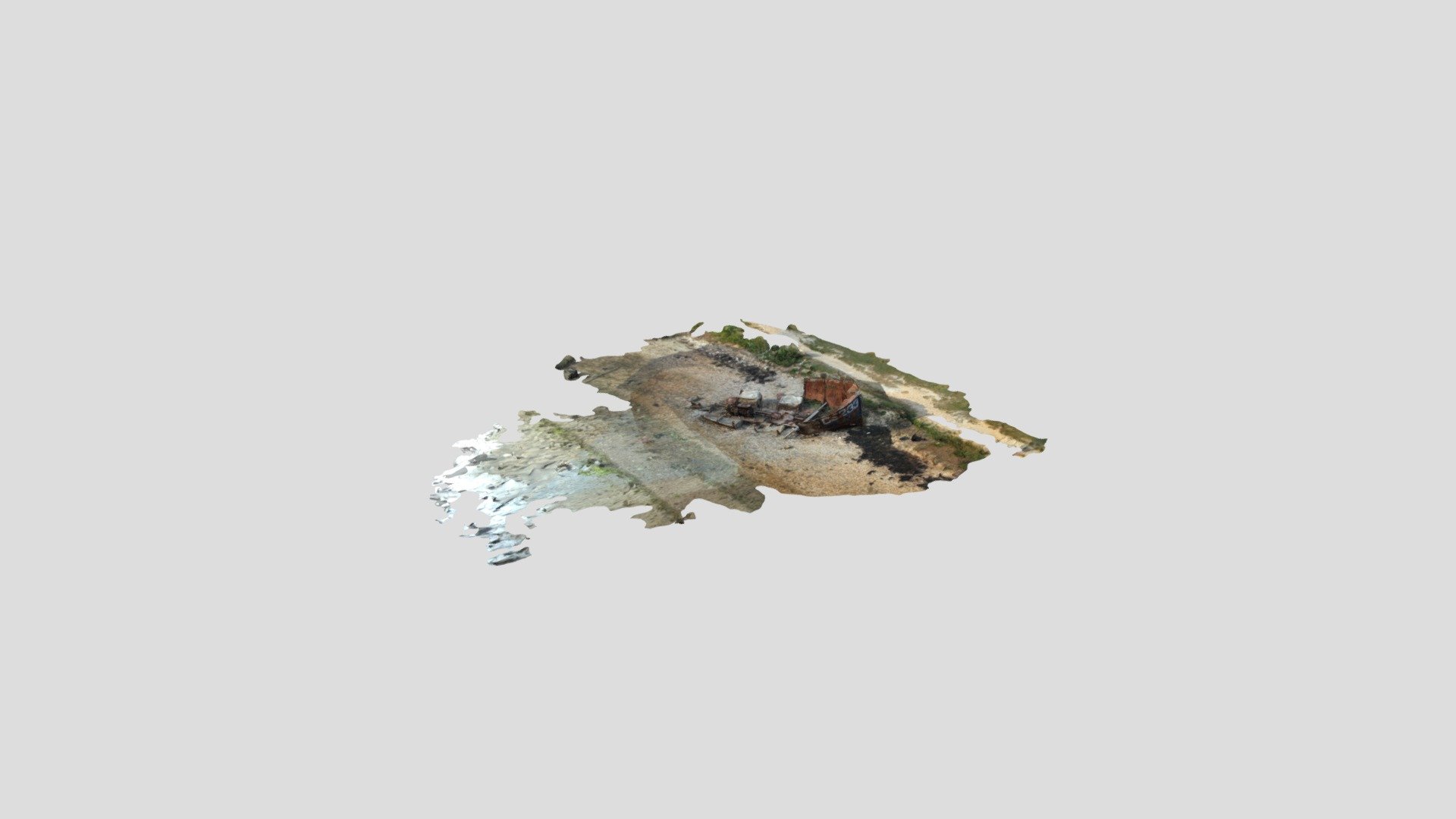 The Duver - Abandoned Boat CS233 - Download Free 3D model by zamzara64 ...