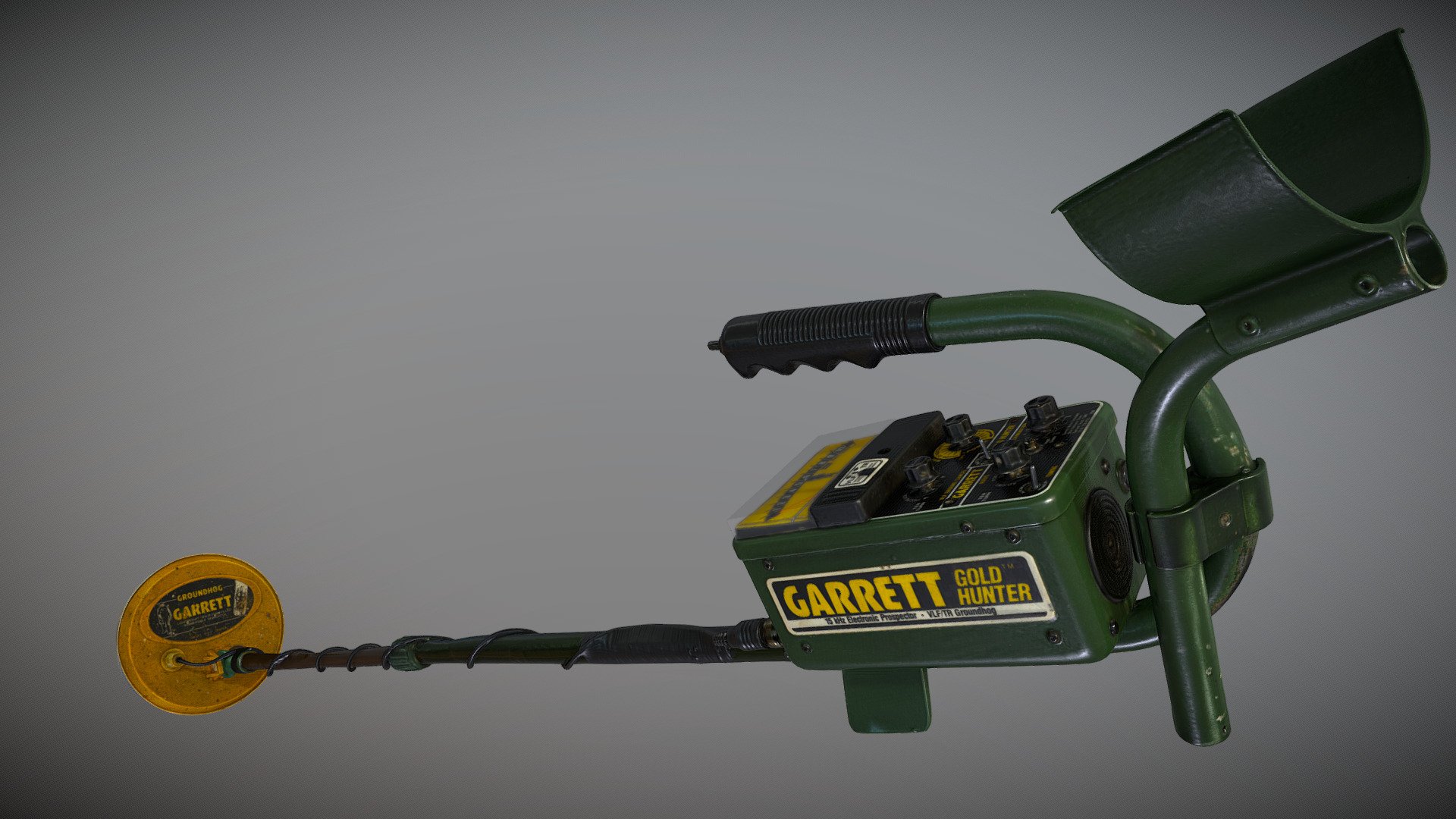 Garrett Gold Hunter Metel Detector - 3D model by peter54 [dd251aa ...