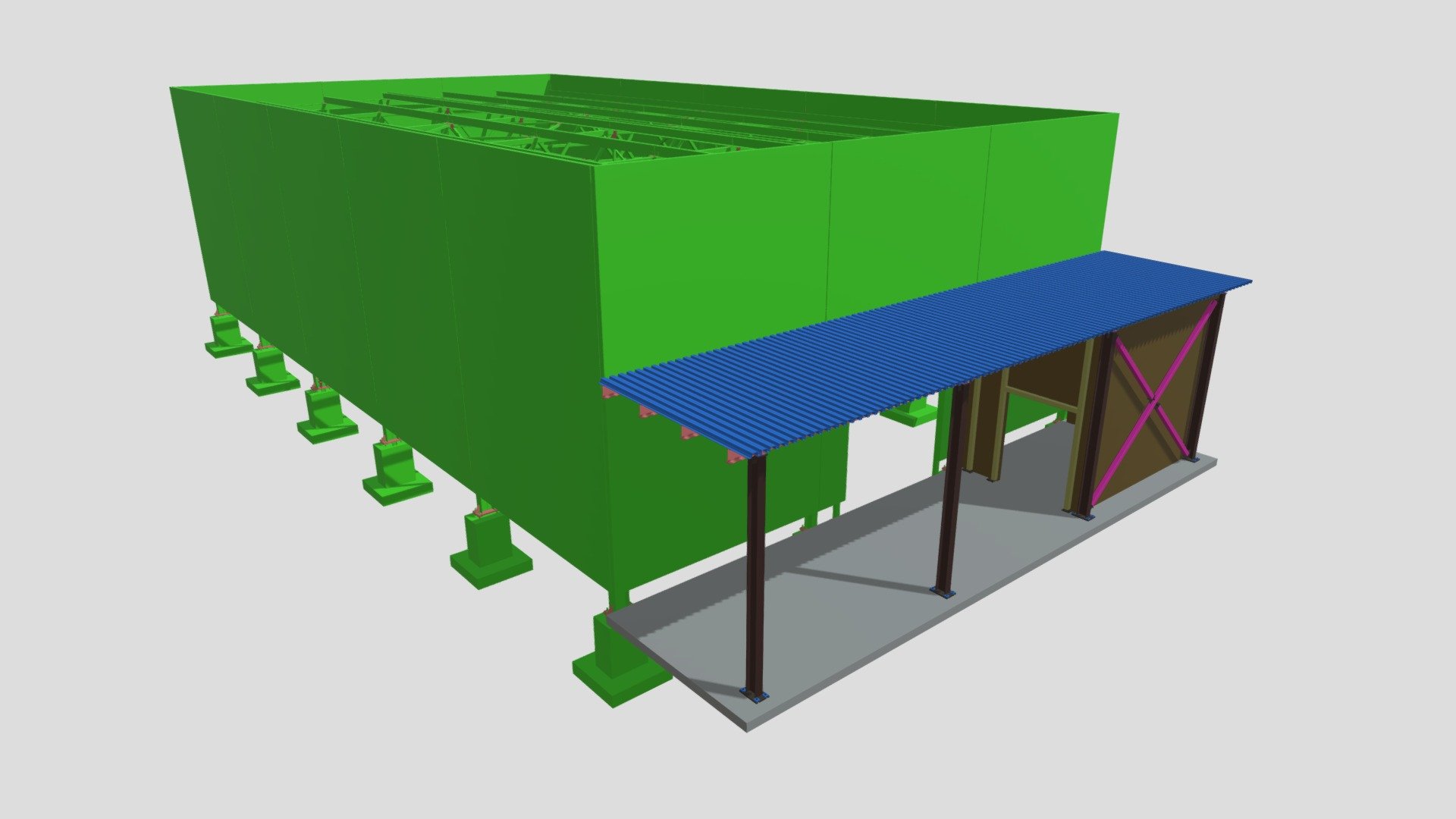 Canopies - Download Free 3D model by iliayurchenkov [dd26a40] - Sketchfab