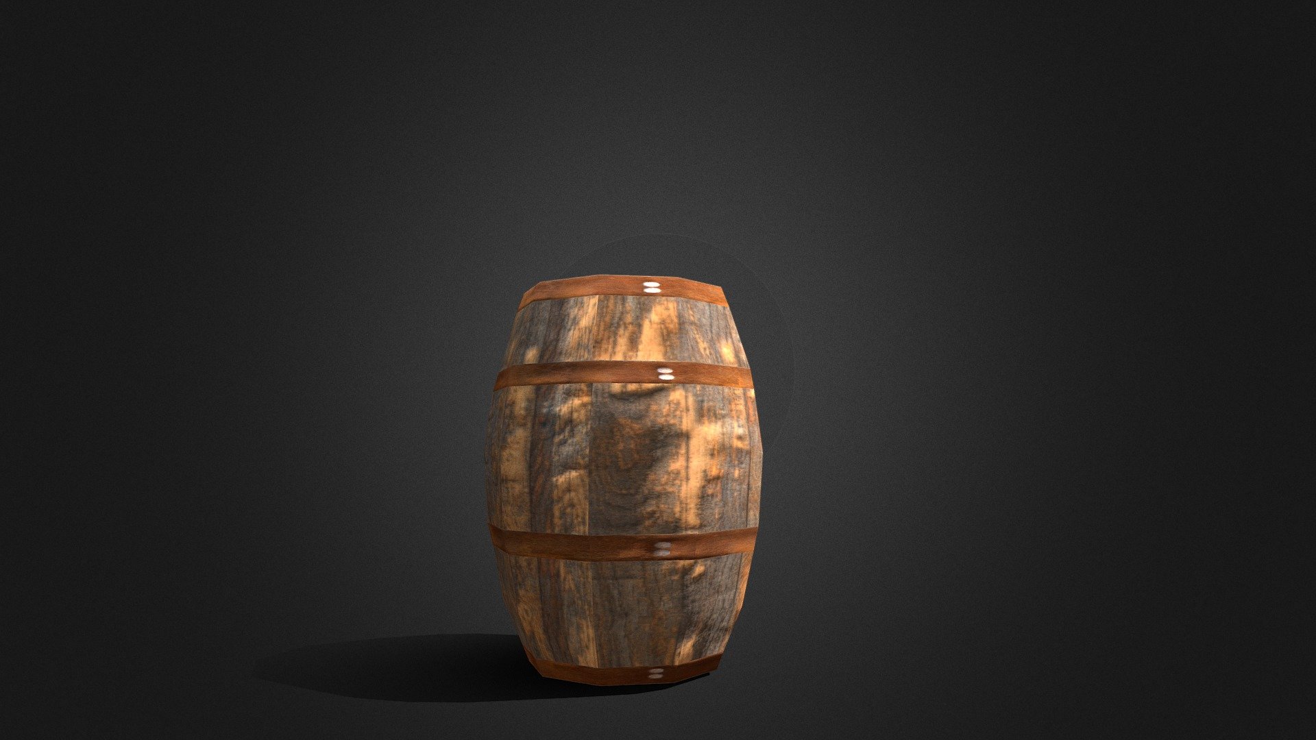 Barrel Low poly - Download Free 3D model by anfang (@A_void) [dd2839f ...