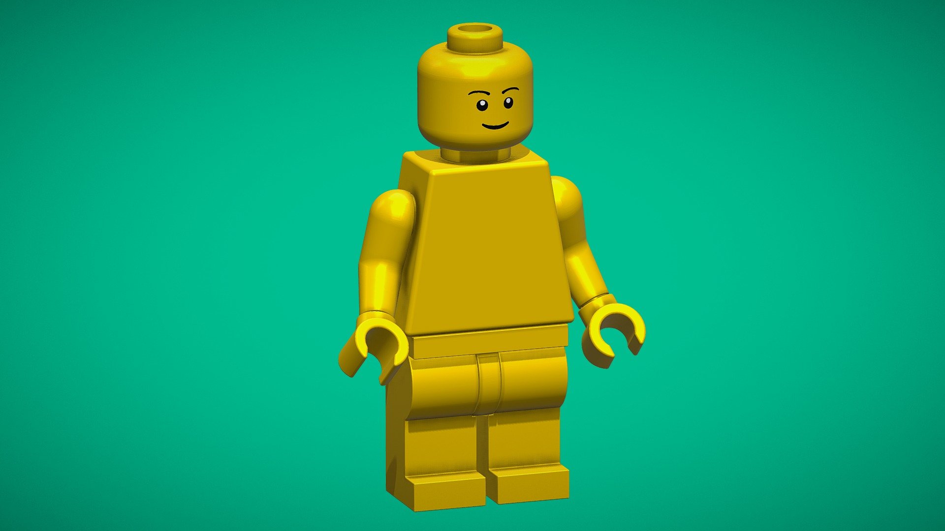 Hombre Lego / Lego man - Download Free 3D model by HectorValenzuela ...