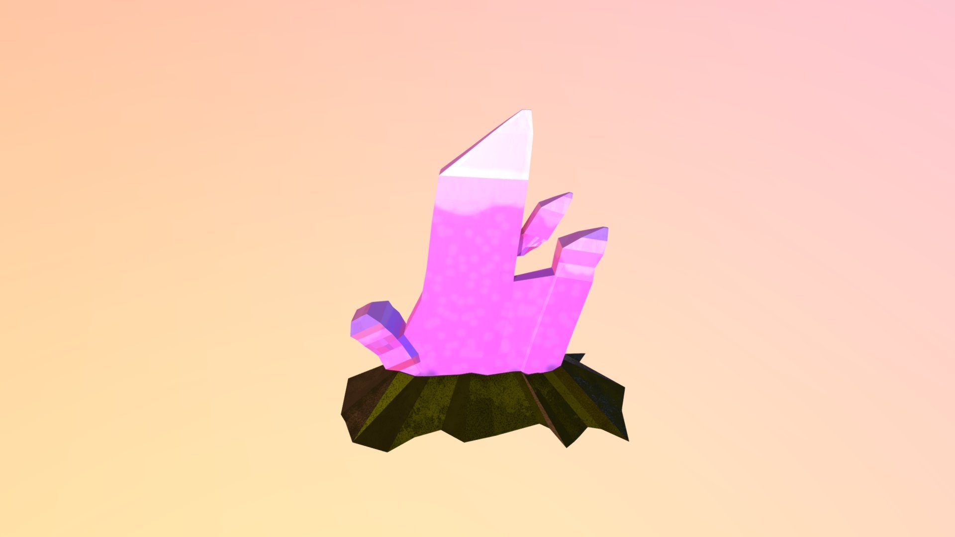 Quartz Crystal Magenta - 3D model by faldutiman [dd2b925] - Sketchfab
