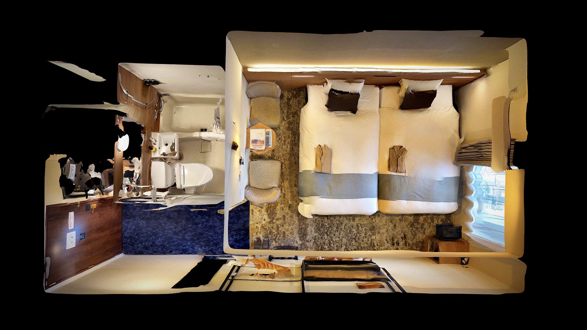 ウィングホテル608号室：Wing Hotel Room 608 - Download Free 3D model by kazugoru ...