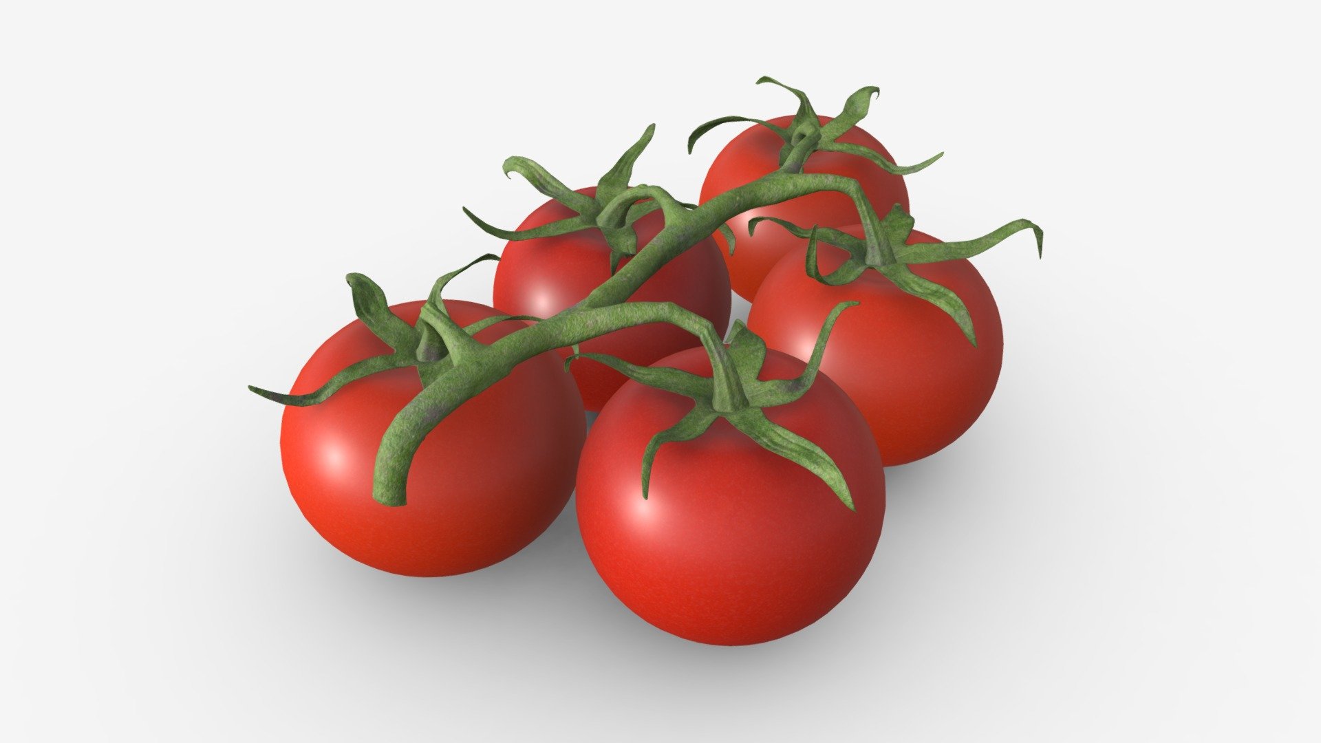 Cherry tomato branch 01 - Buy Royalty Free 3D model by HQ3DMOD ...