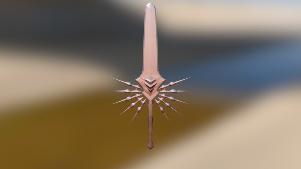 Spike Sword - 3D model by Jellyfish64 [dd2d469] - Sketchfab