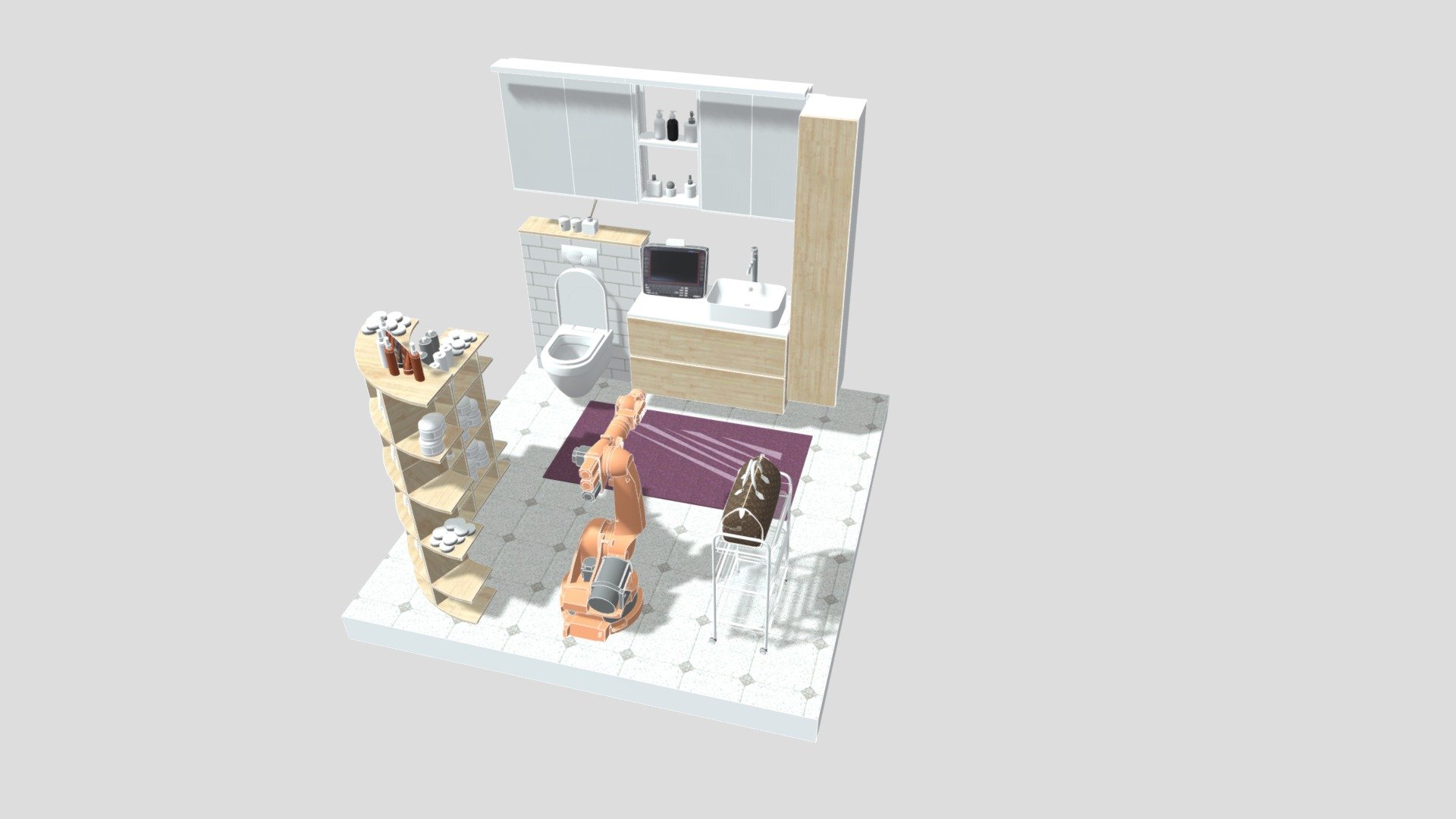 Bagno Maria - 3D model by lodisrl [dd2e3d9] - Sketchfab