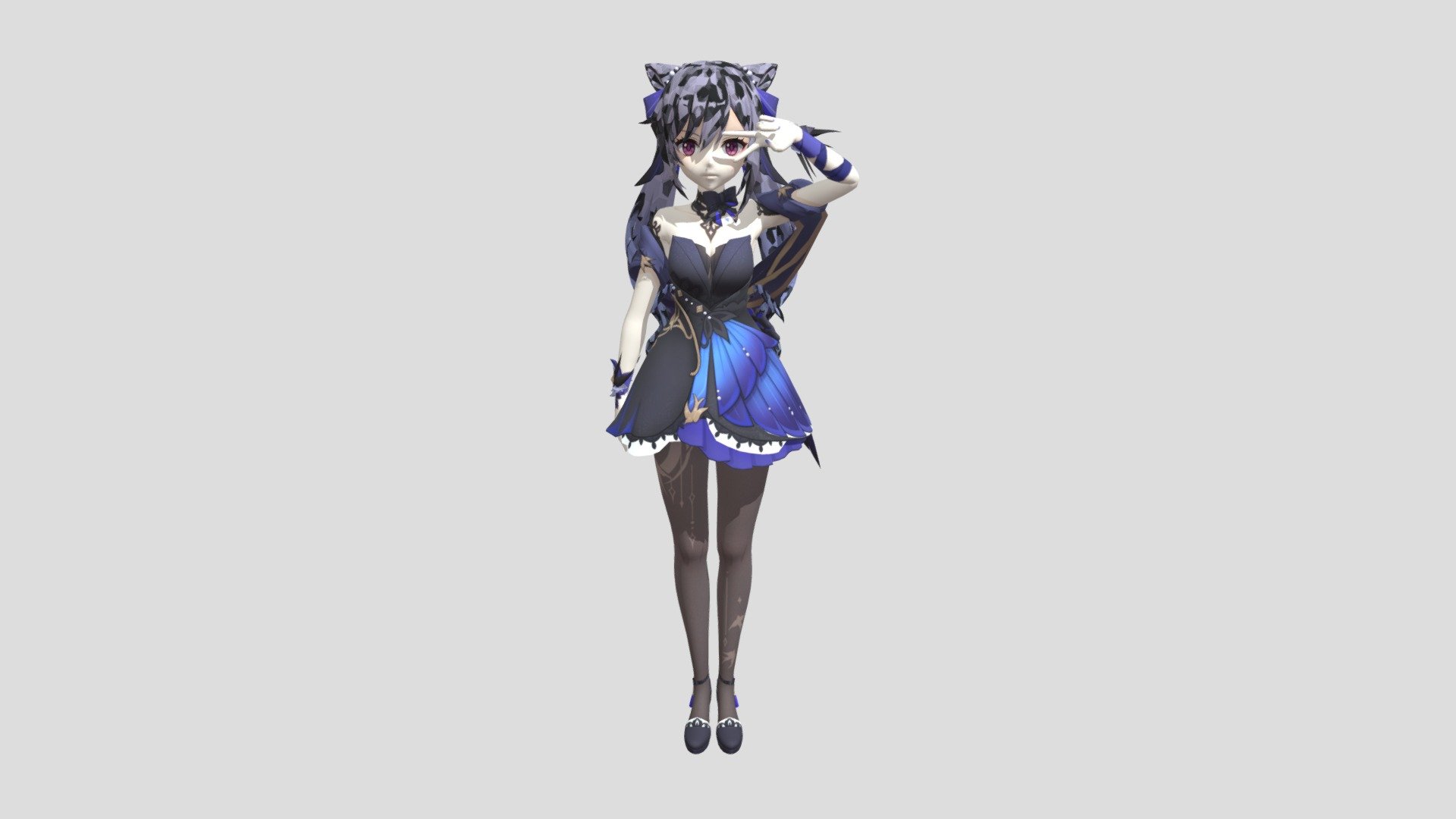 Keqing Demo Model - Download Free 3D model by rlaneth [dd2f3b8] - Sketchfab