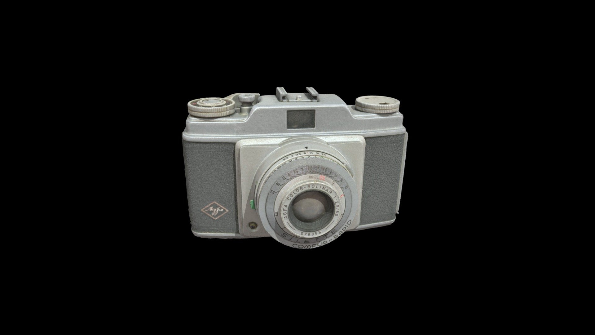Agfa Silette - 1960s vintage camera - 3D model by Stephan Buth ...