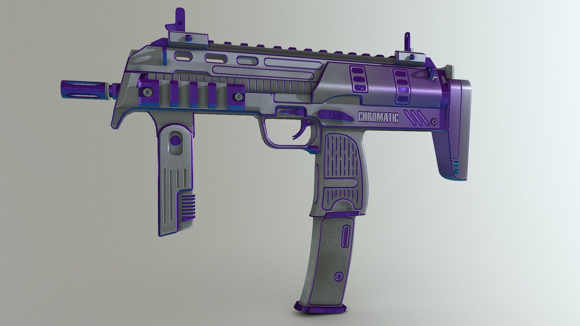 Mp7 Chromatic Neon - 3D model by vdhun94 [dd30998] - Sketchfab