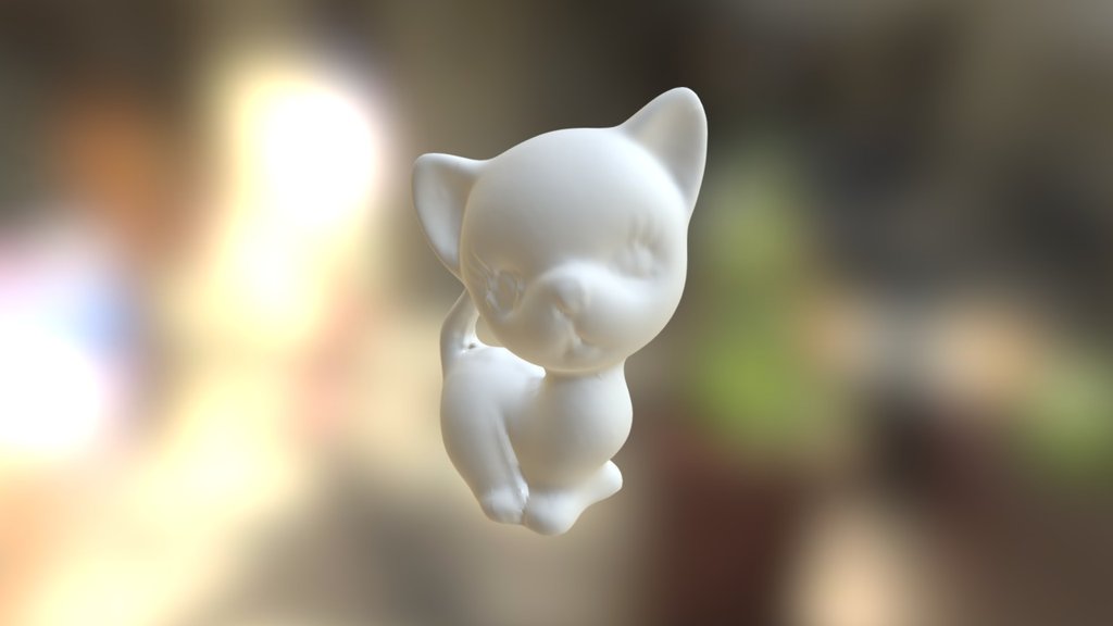 kitten - 3D model by KIRAKIRA [dd31cd4] - Sketchfab
