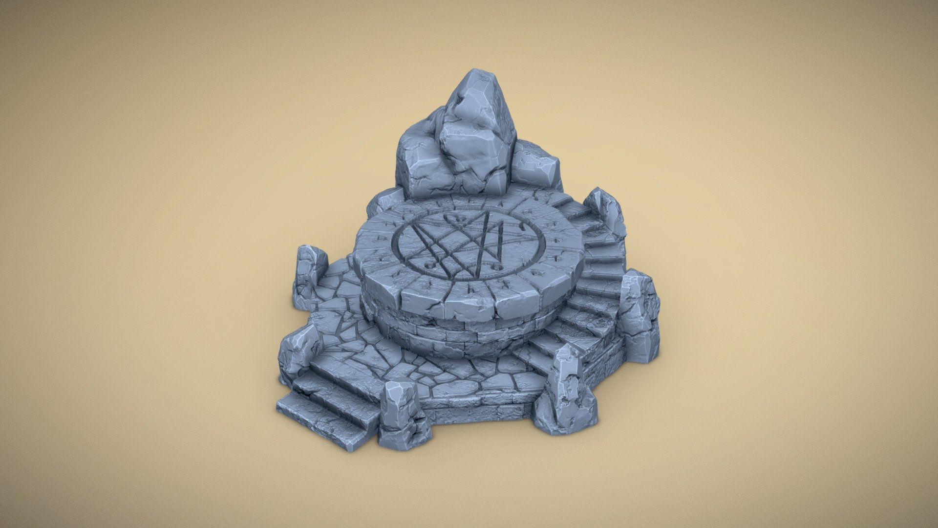 Tabletop Ritual Altar - Buy Royalty Free 3D model by Batonian [dd336fb ...