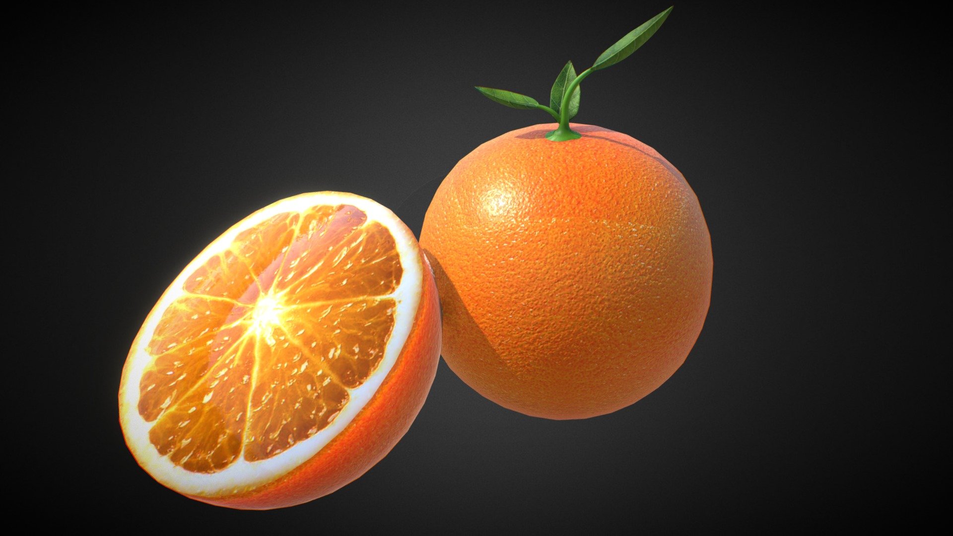 Orange - 3D model by Ally Loren (@allyloren) [dd34a84] - Sketchfab