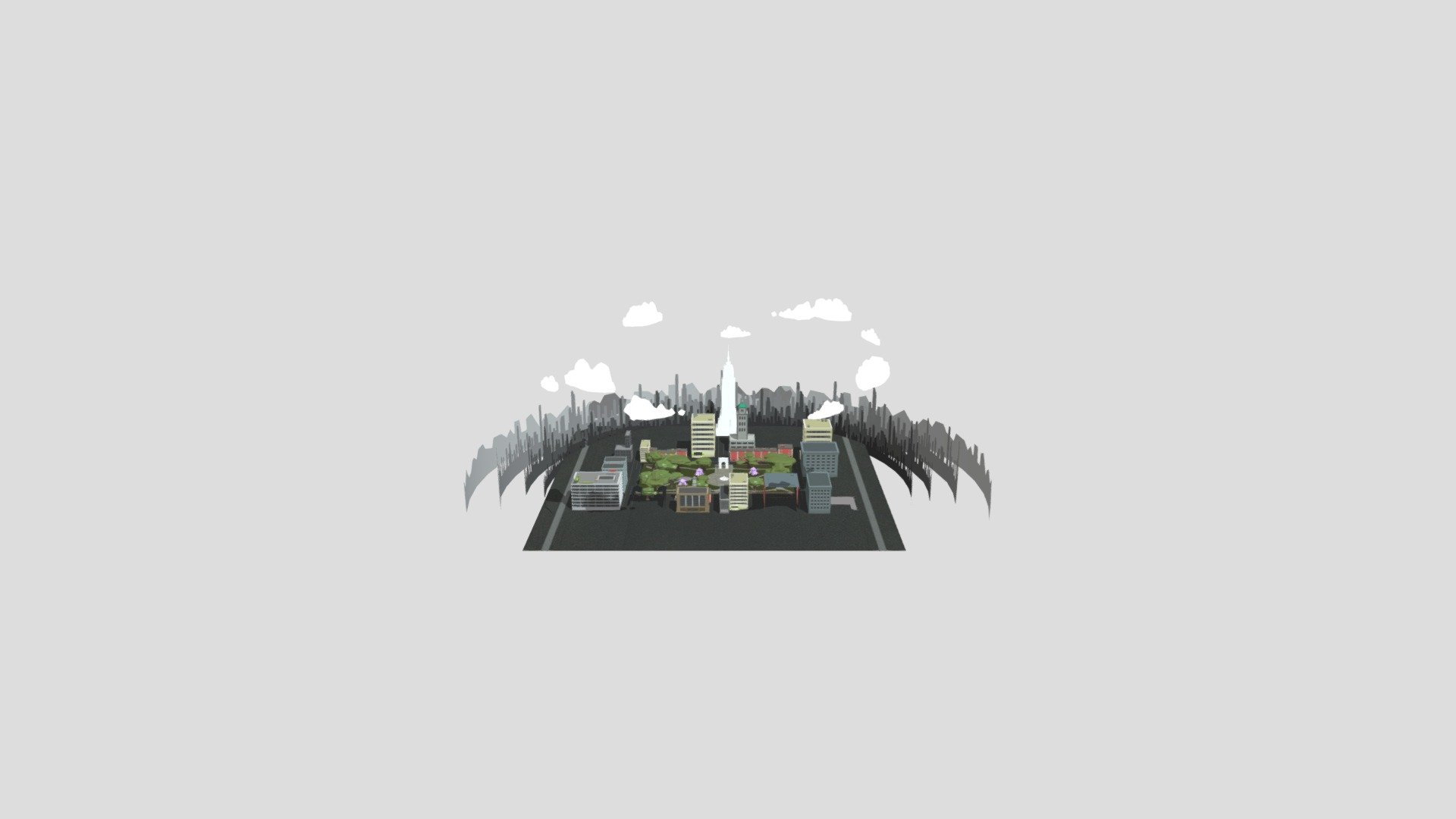 Washington Square Parkv3 - Download Free 3D model by nyu_grad_alley ...