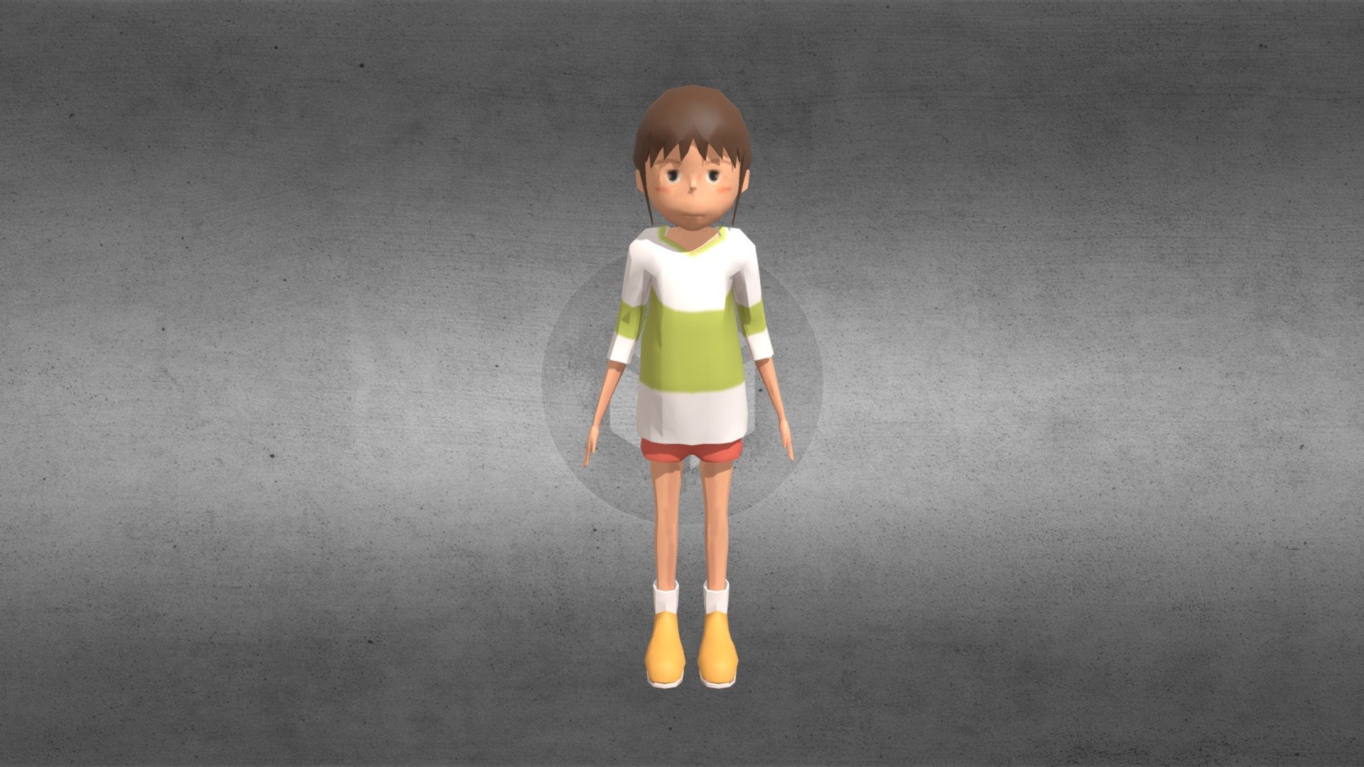 Chihiro Roll Animation - 3D model by Ghosty (@ruinraone) [dd35791] - Sketchfab