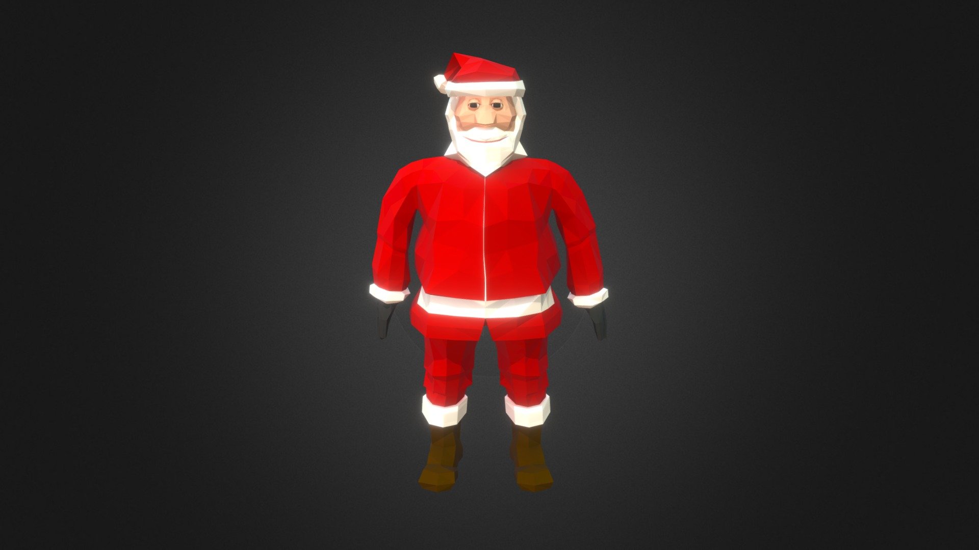 Santa Facet - 3D model by pixelophe [dd35e29] - Sketchfab