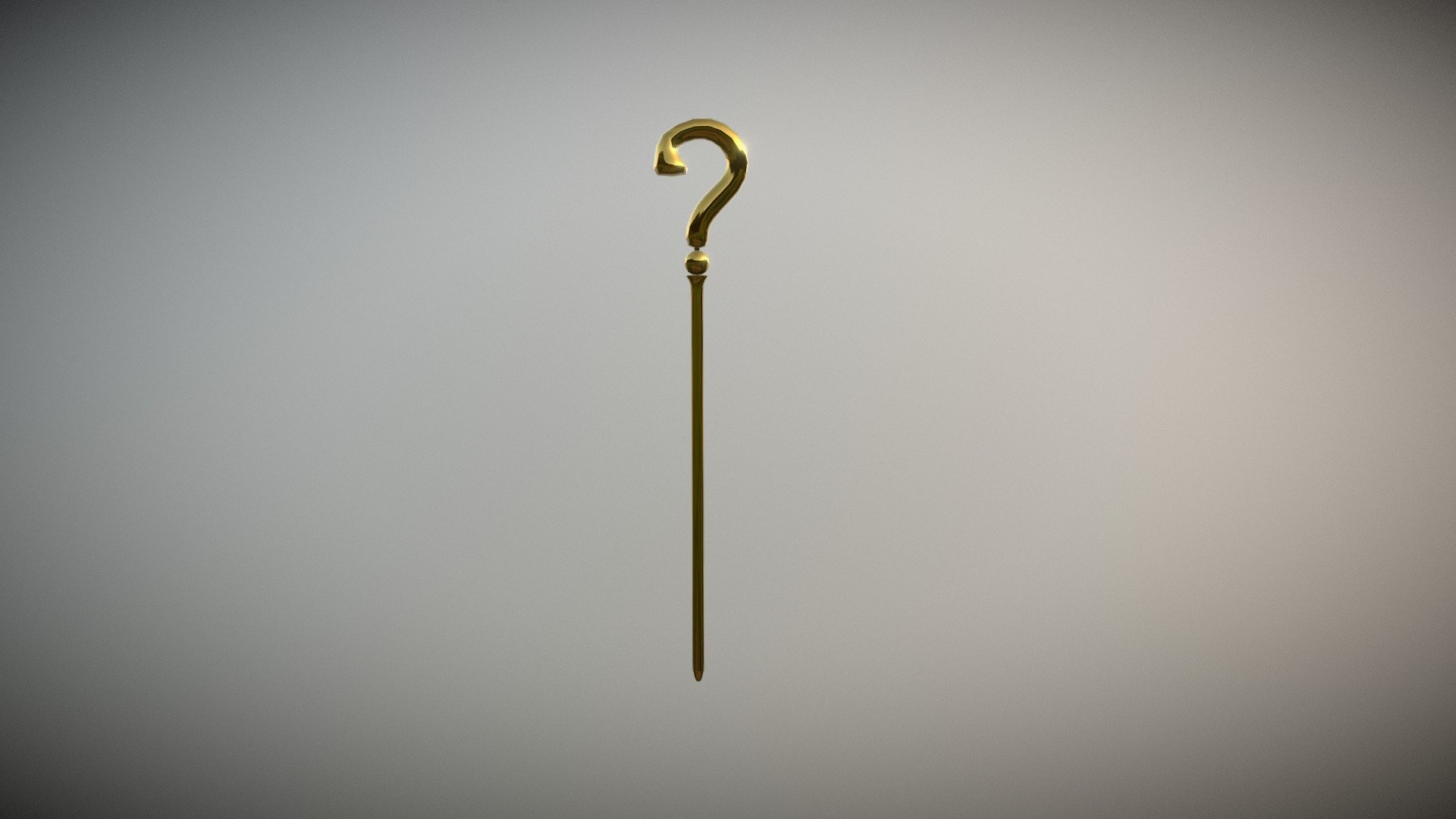 Riddler's staff - Download Free 3D model by MisterLobster (@darkkich ...