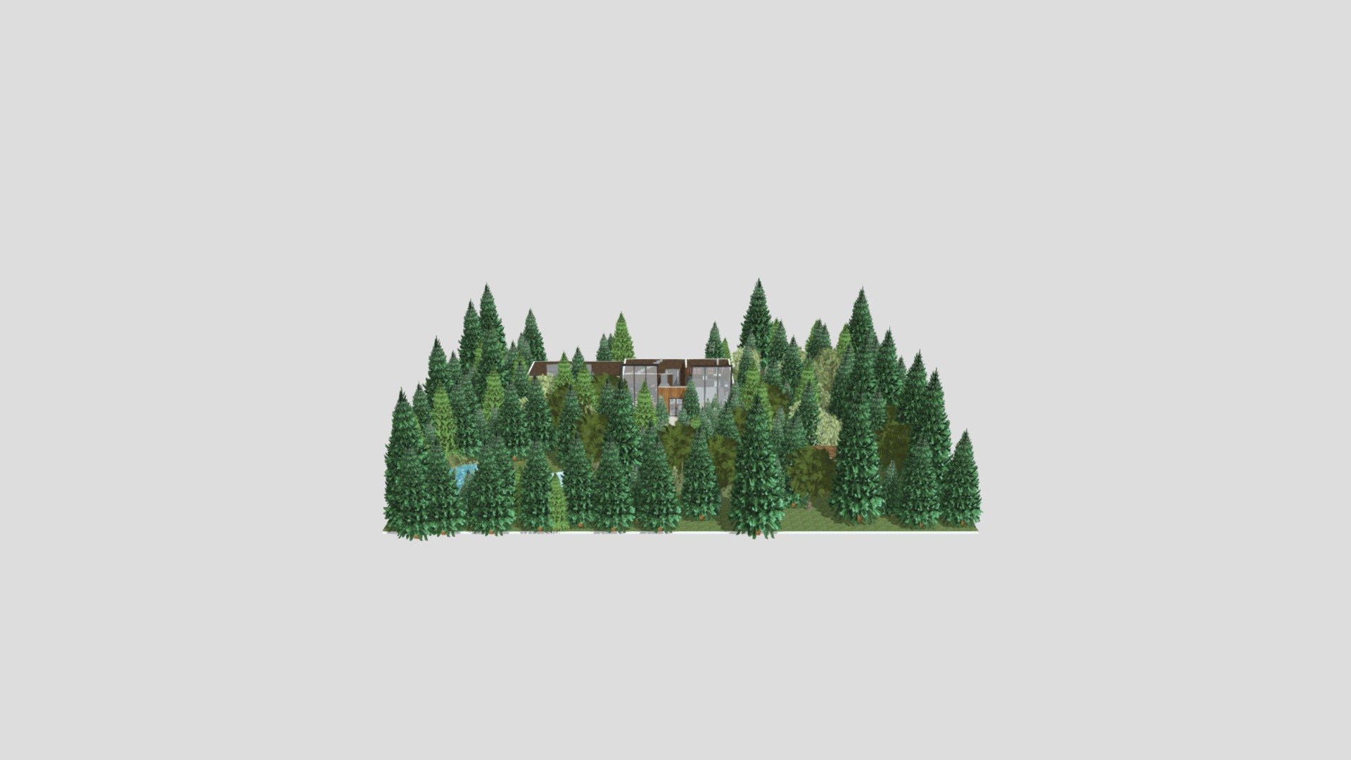 Forest house - Download Free 3D model by Home Design 3D (@homedesign3d) [dd396b6] - Sketchfab