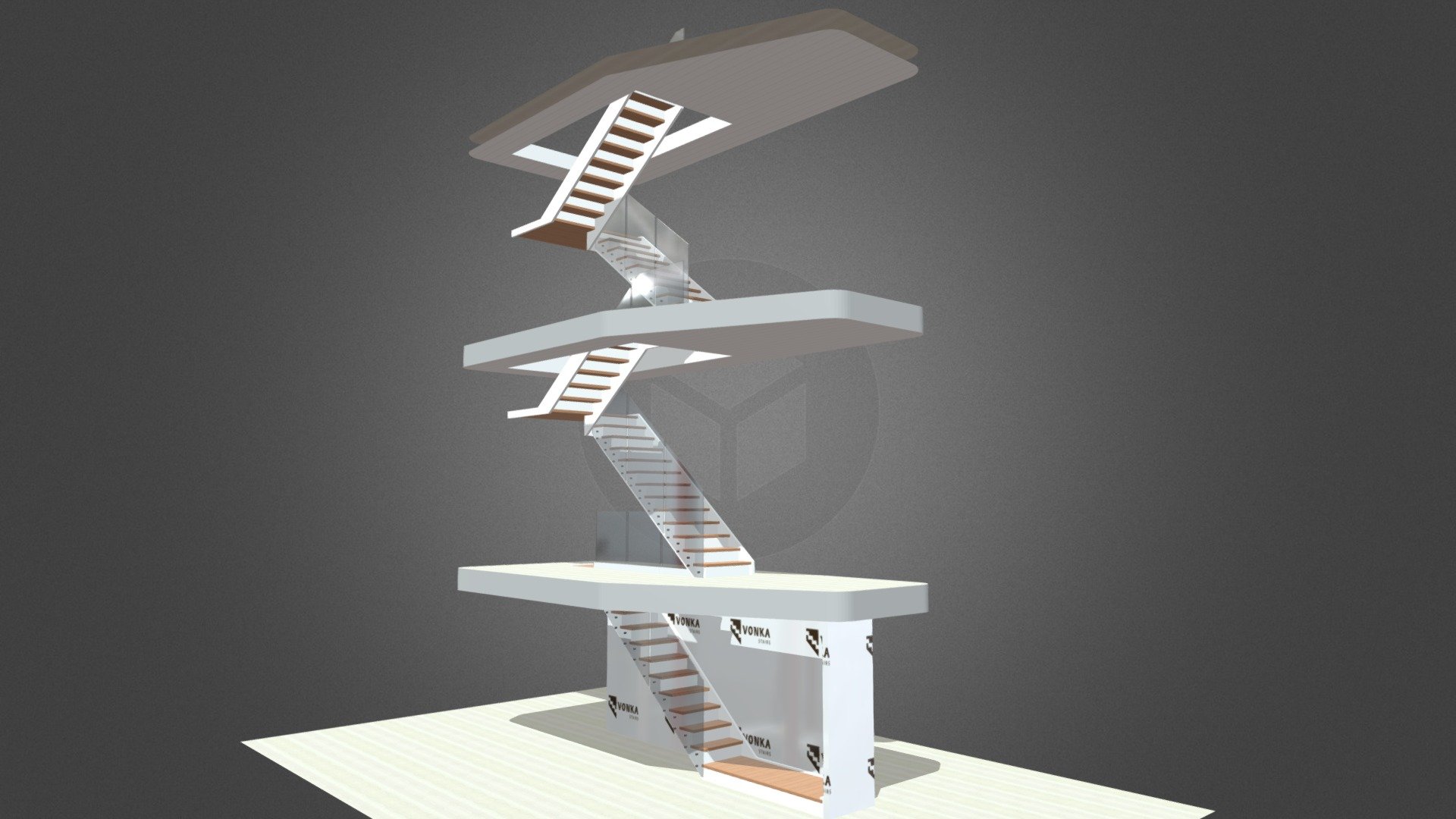 Junior v1 - Download Free 3D model by Vonka Stairs Ltd (@vonka ...
