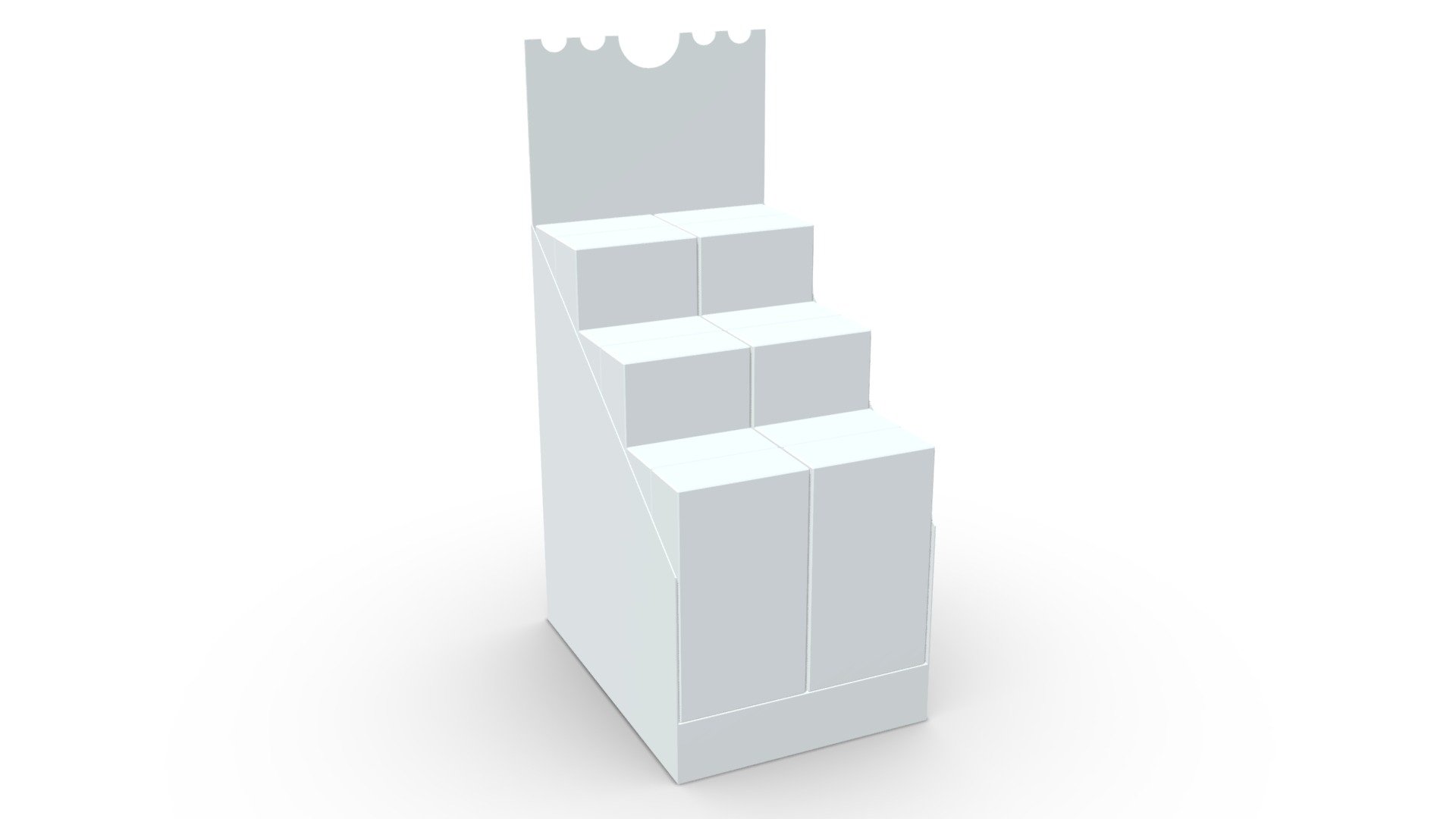 SKY TICKET - COUNTER DISPLAY - OPTION C - 3D model by raggi.daniele ...