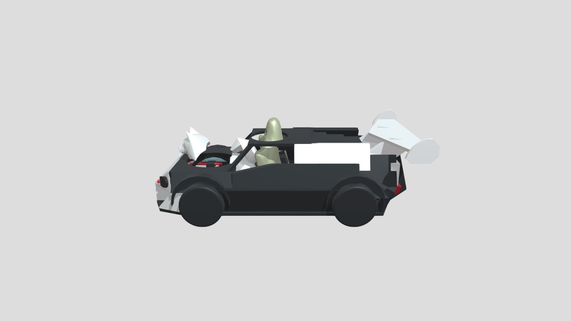 gost and dog in car - 3D model by mta56840 [dd3c268] - Sketchfab