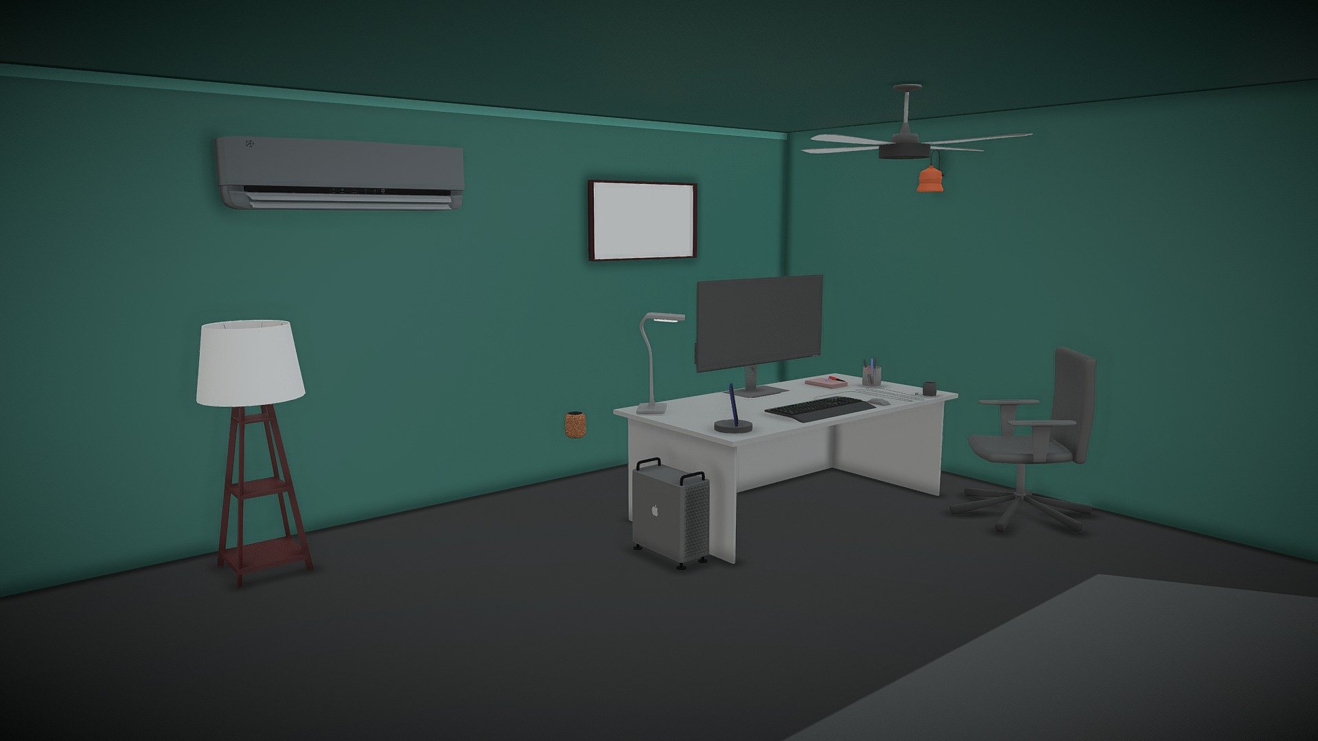 Modern Room - 3D model by Manohar (@manohar.creed) [dd410fd] - Sketchfab