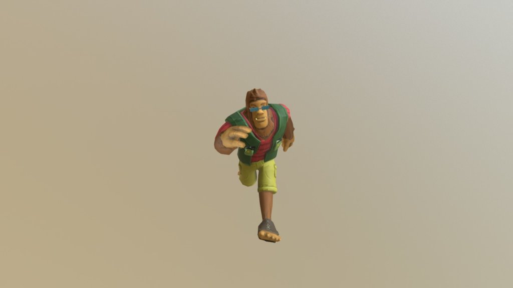 Bigfoot Run Cycle Sketch Fab - 3D model by Eric (@ericbigvato) [dd41cbf ...
