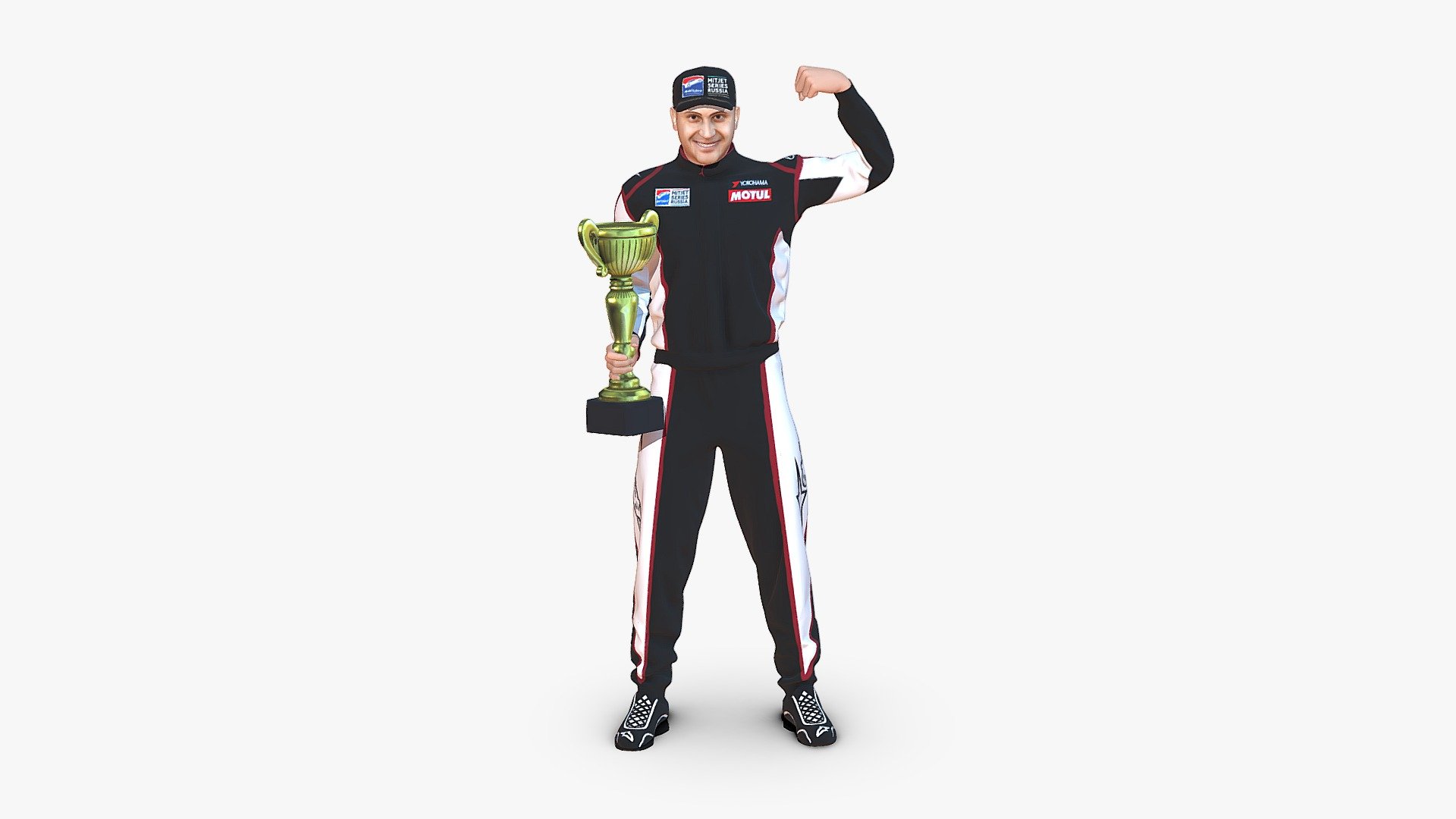 Man with cup 0906 - Buy Royalty Free 3D model by 3DFarm [dd42ee4 ...
