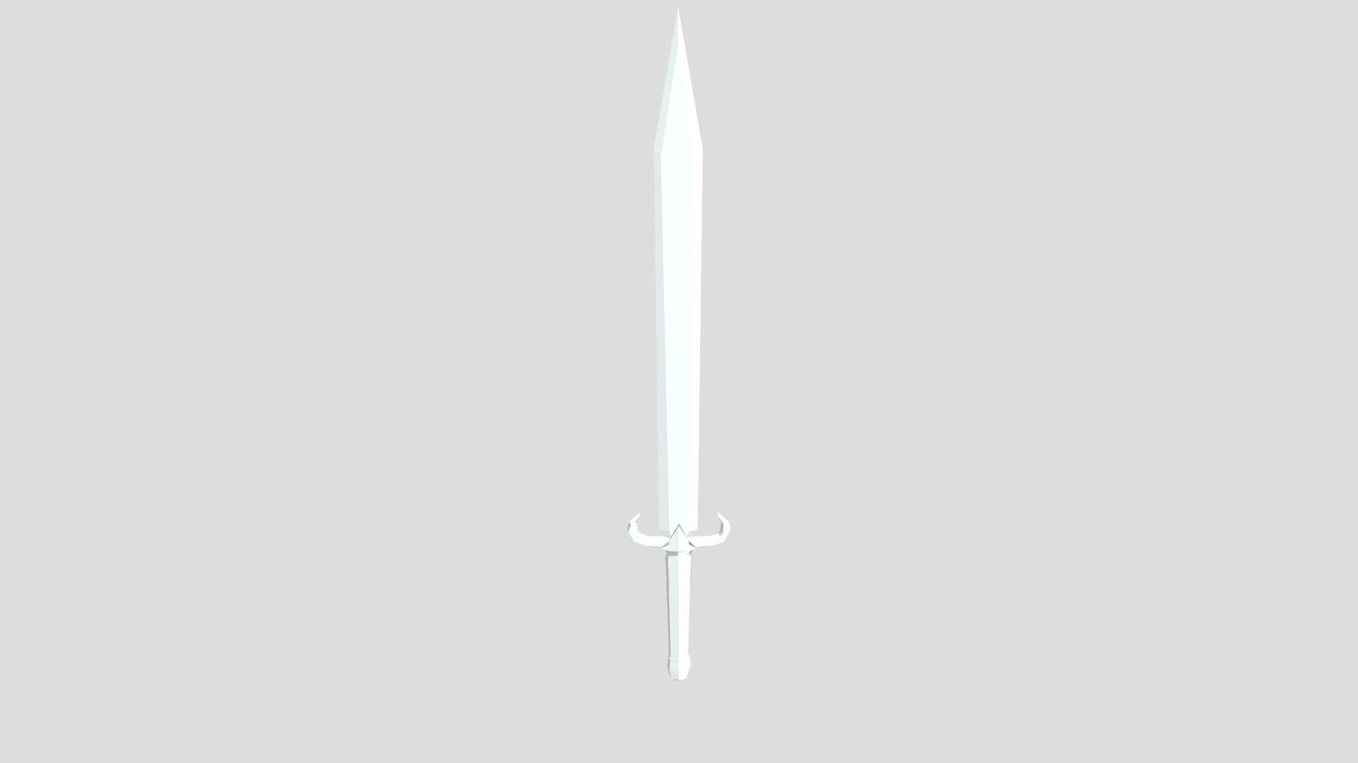 Lowpoly_Sword - Download Free 3D model by bailey.foster [dd43911] - Sketchfab