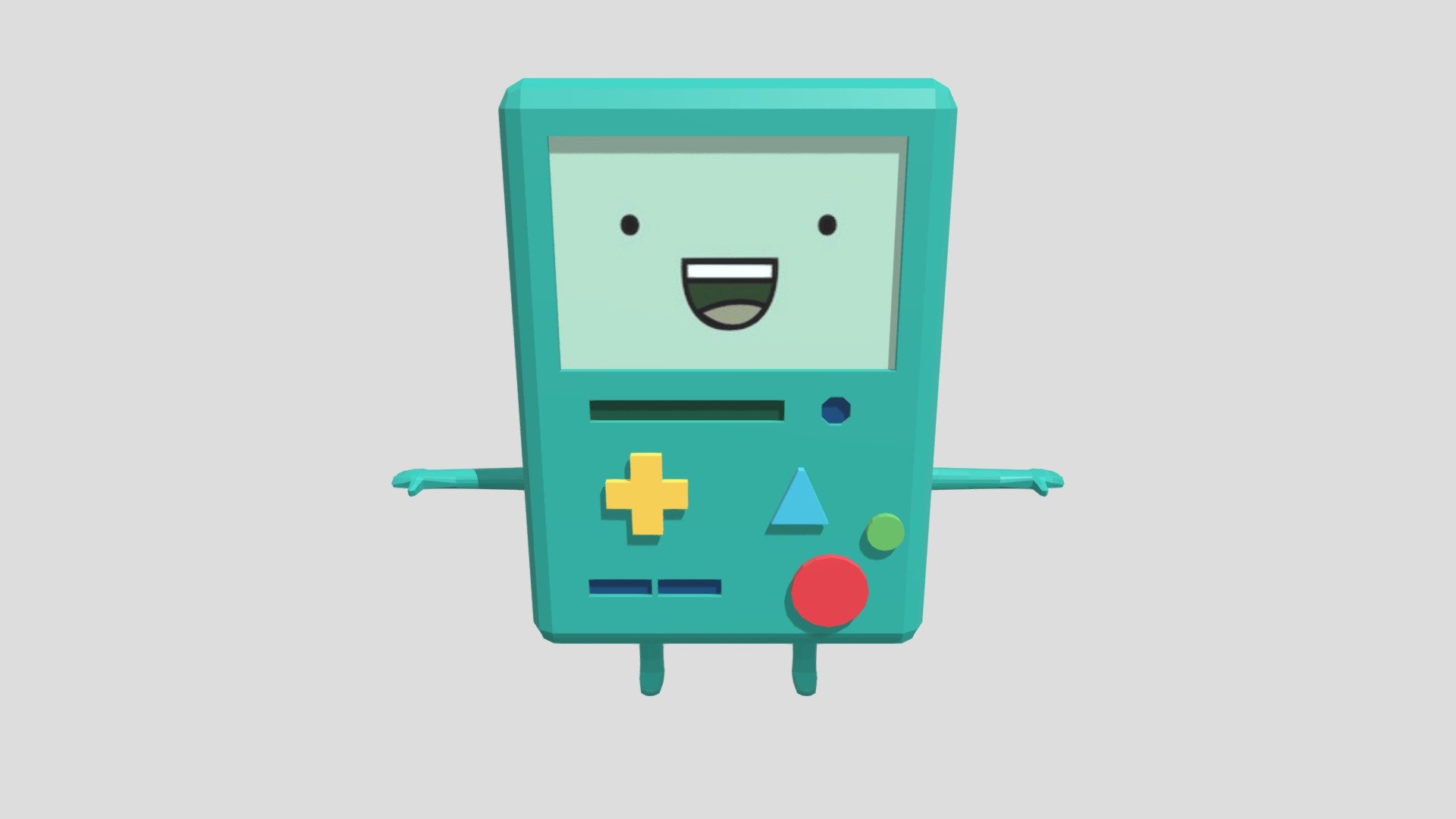 BMO - 3D model by Nicosama (@firdaussahak) [dd447fb] - Sketchfab