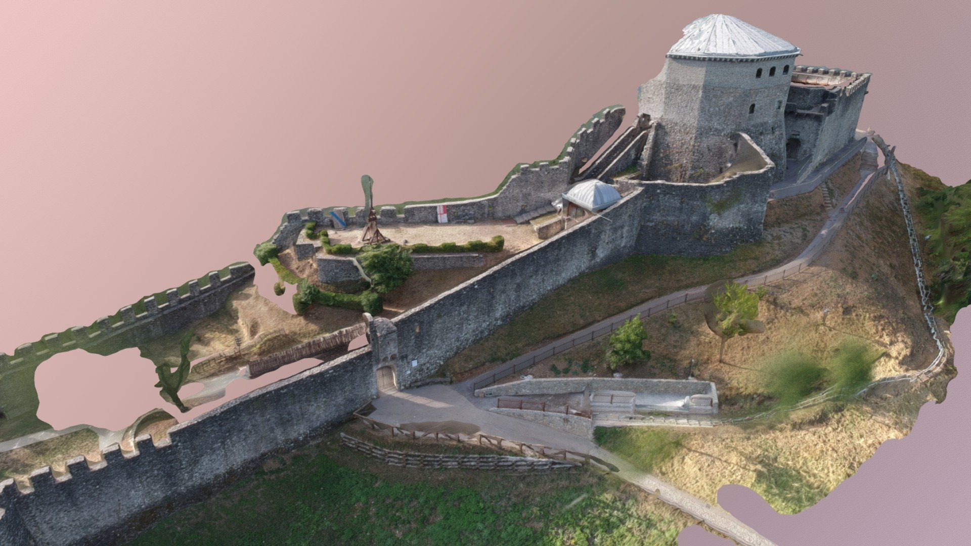 FORTEZZA VERRUCOLE LATO INGRESSO - 3D model by ricciarelli [dd44ff1 ...